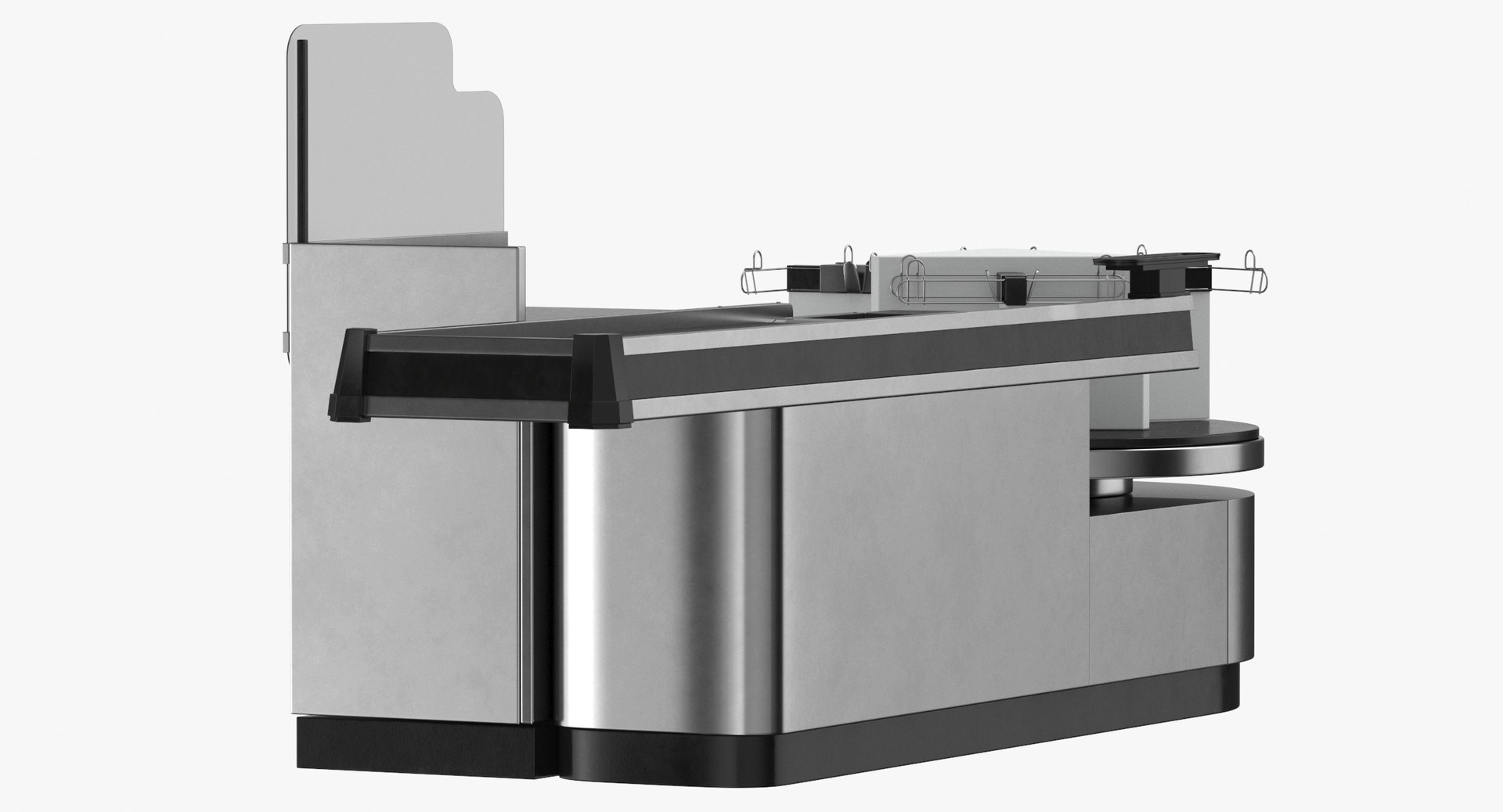 3D Checkout Conveyor Scanner 02 Unlit And Lit - TurboSquid 2136158