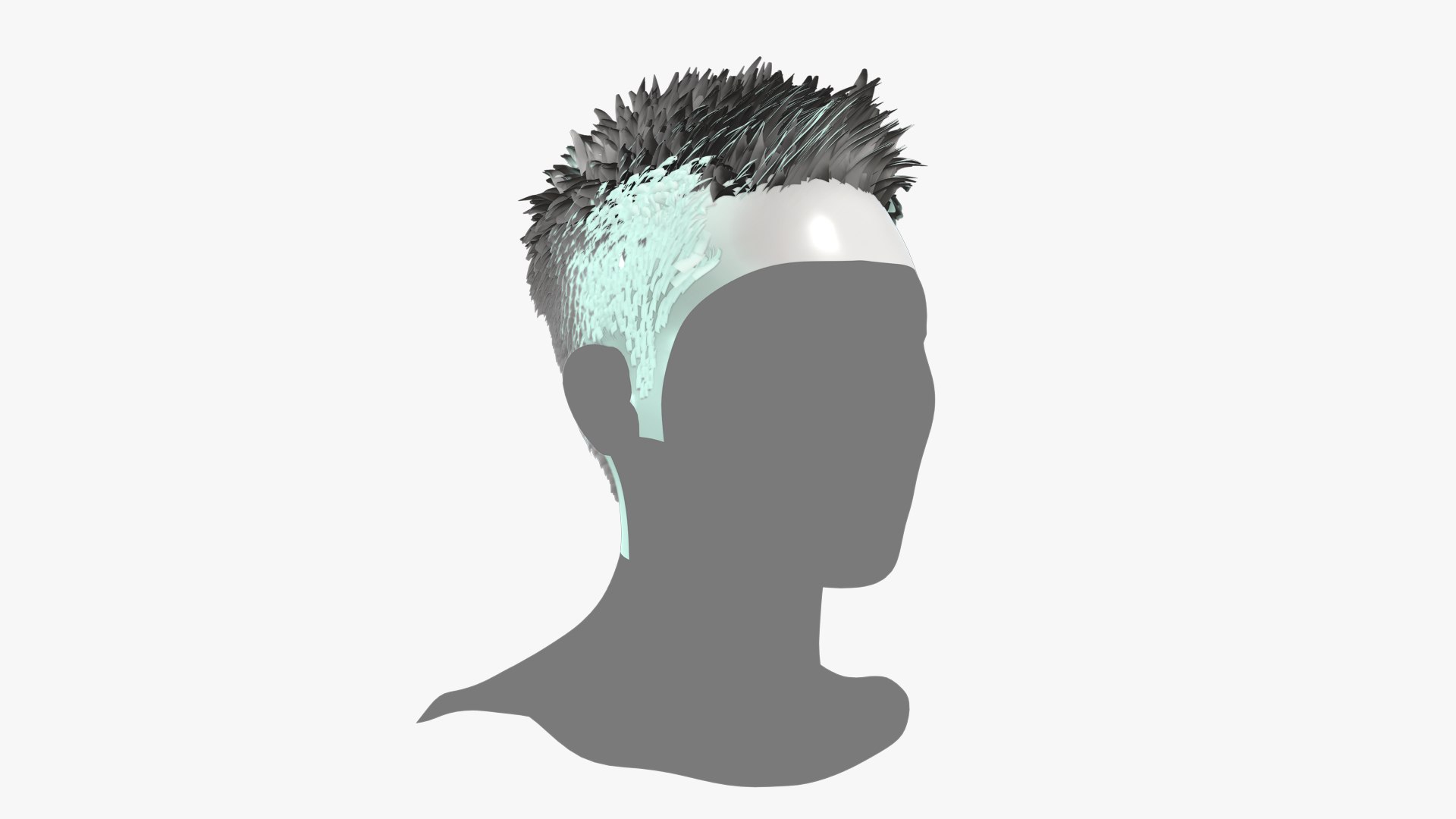 Male Hair - 010 3D Model - TurboSquid 1776300