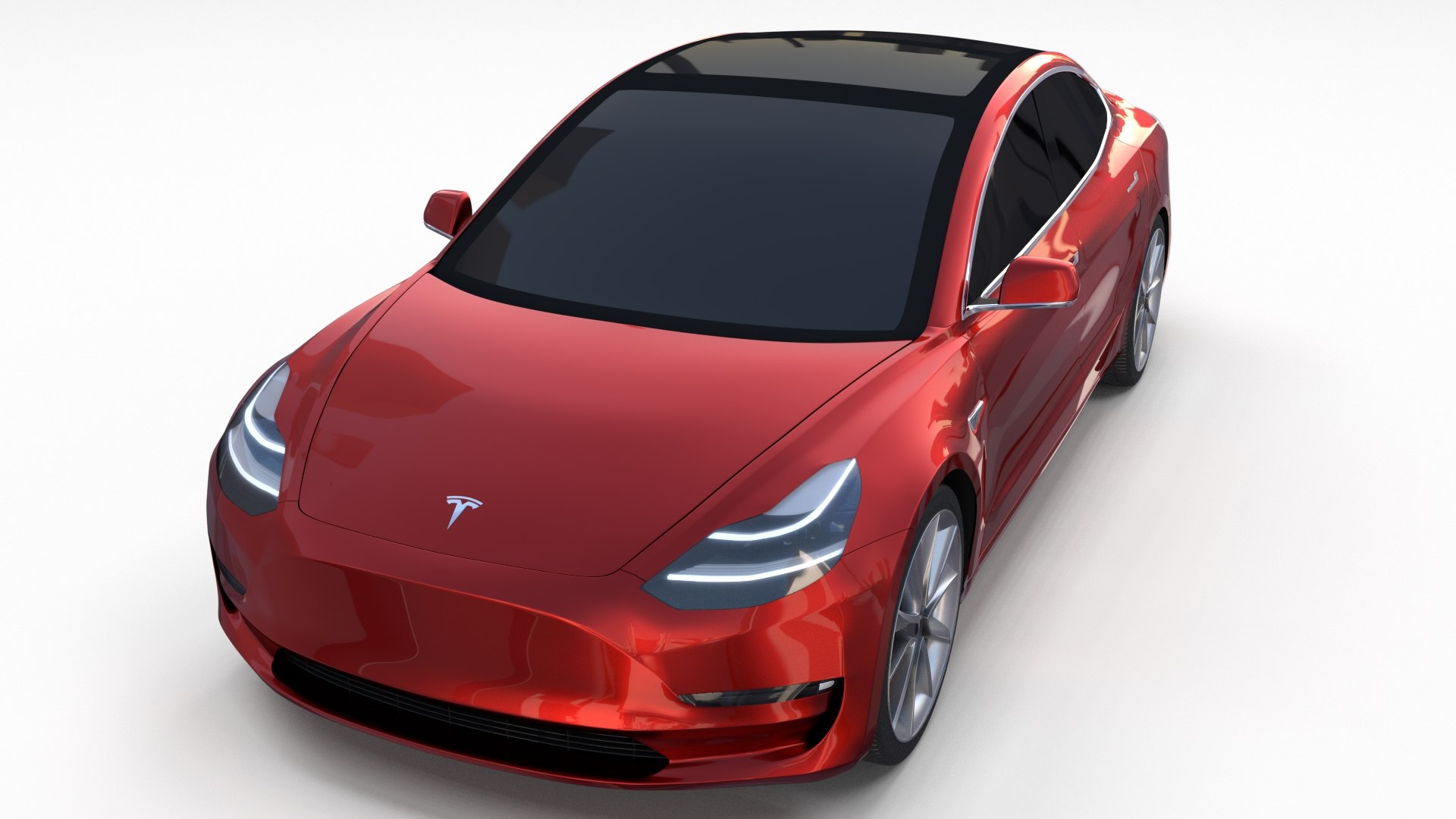 Tesla 3 3d Model