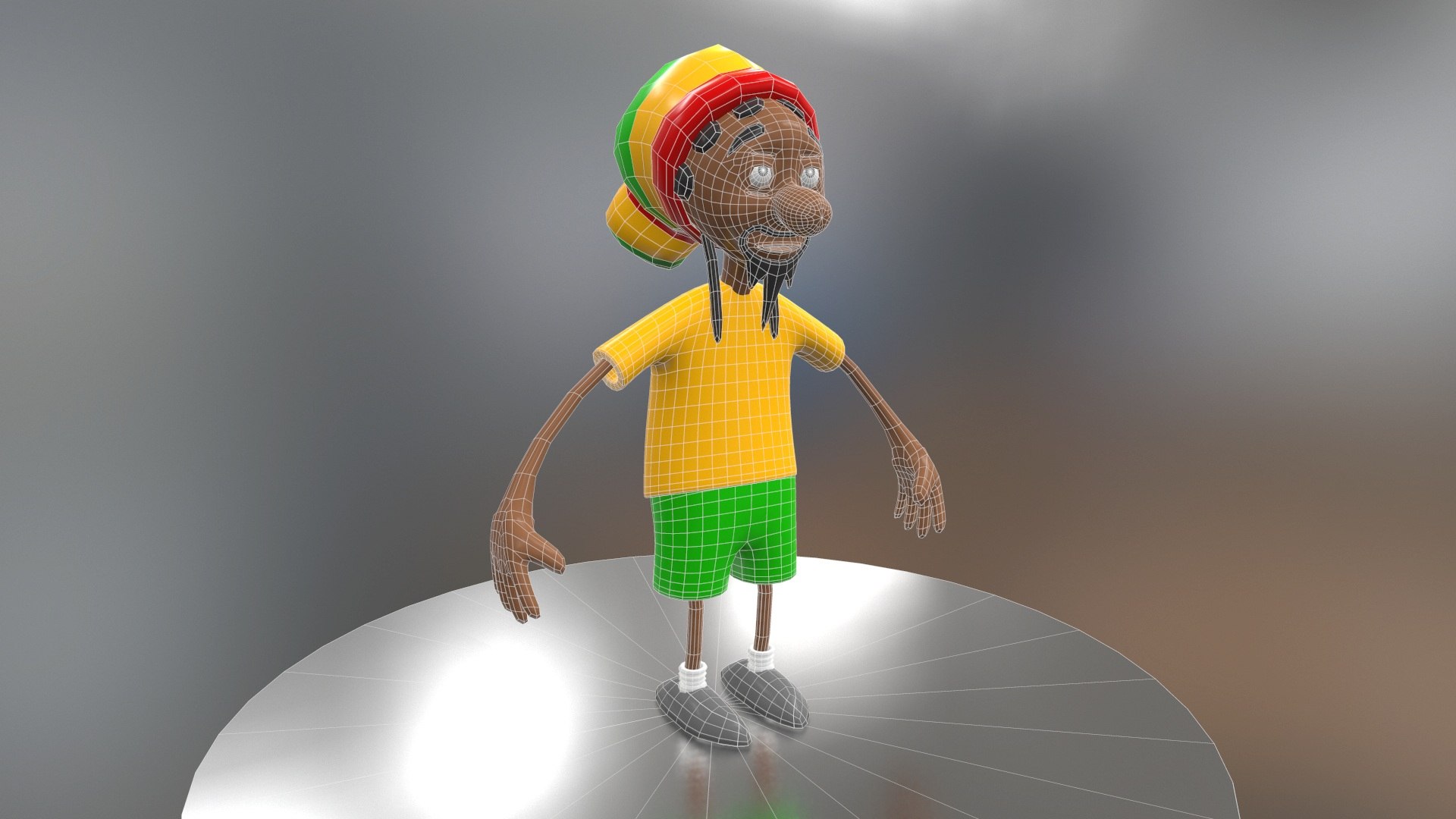 3d model toon character