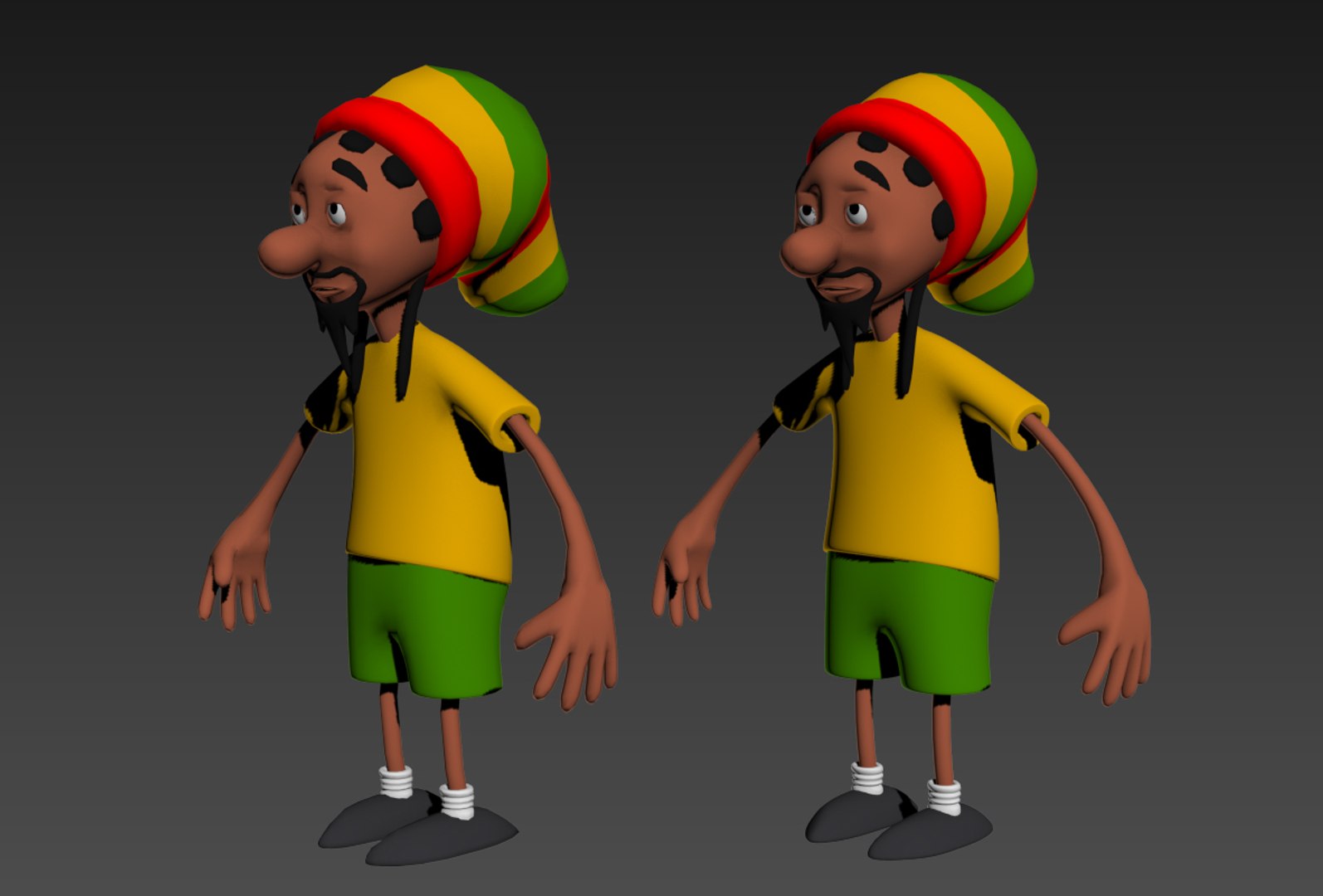 3d model toon character