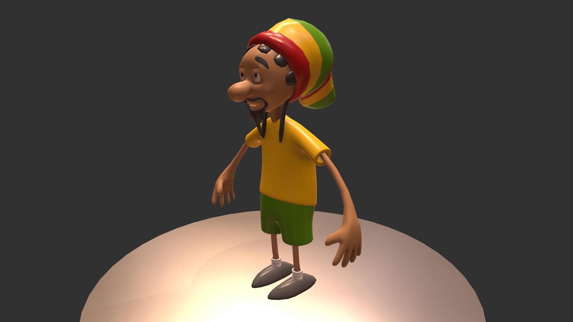 3d model toon character
