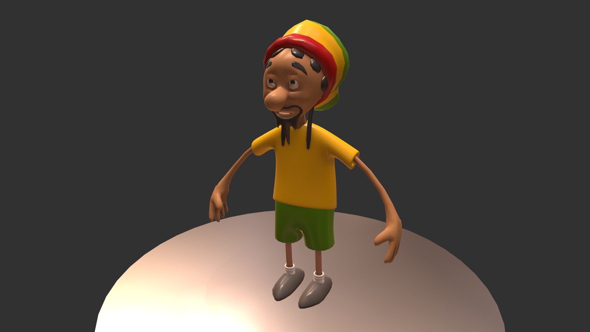 3d model toon character