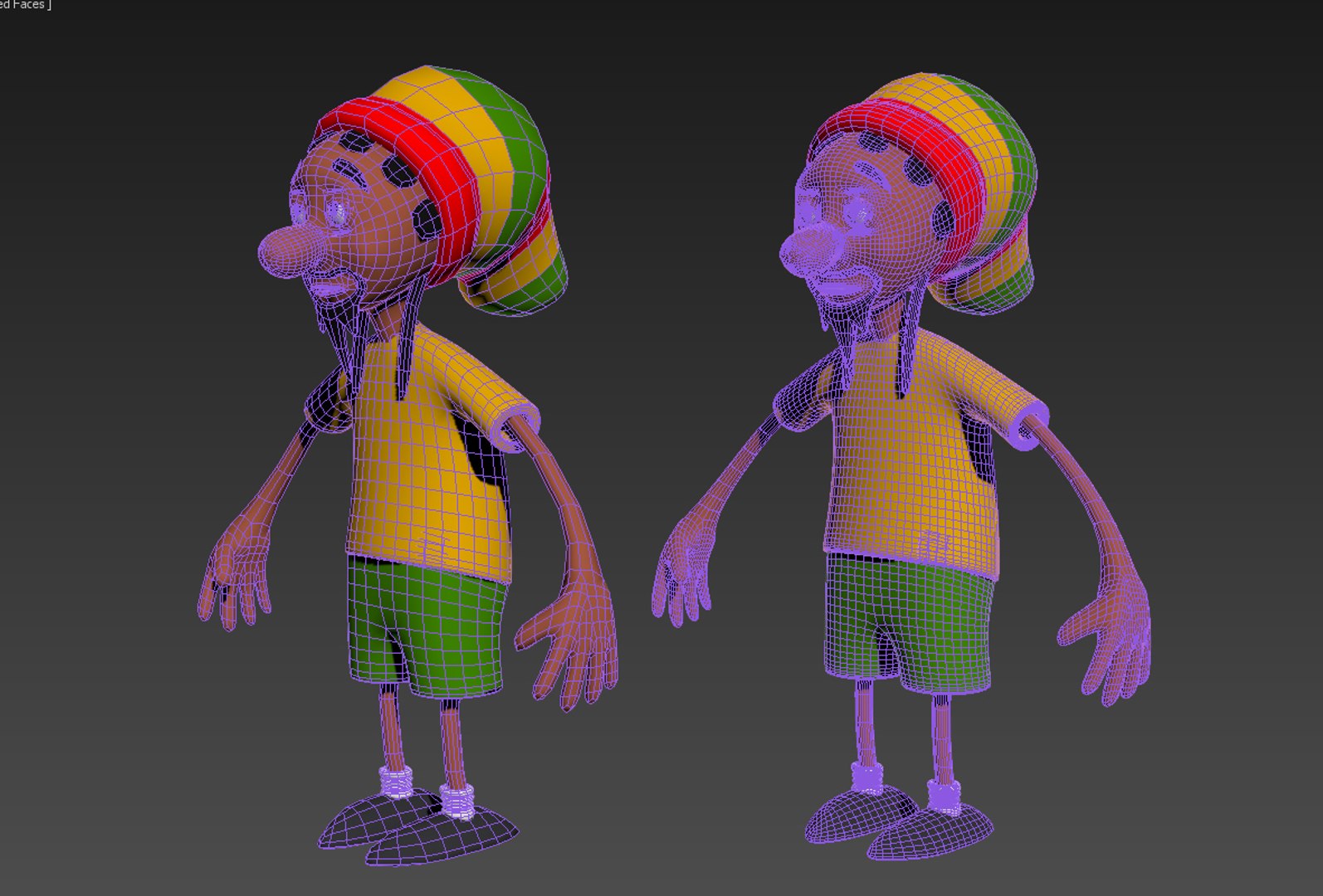 3d model toon character