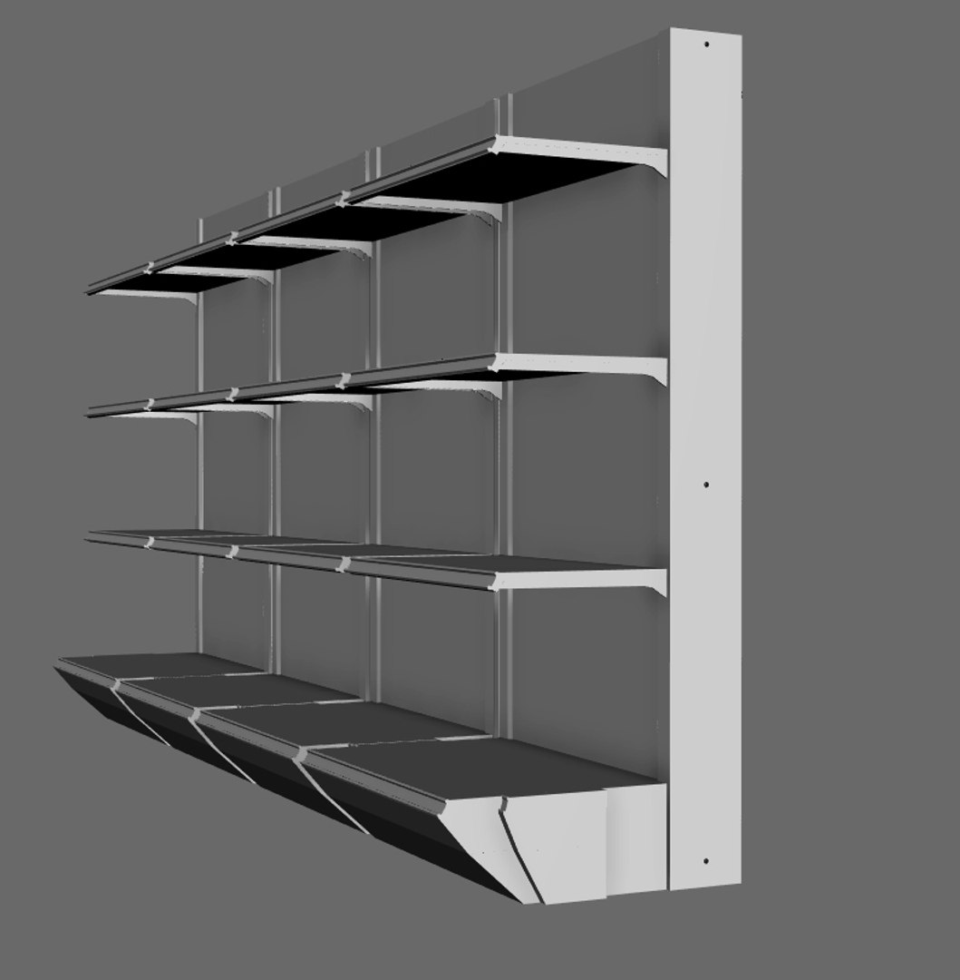 Shelf 3D Model - TurboSquid 1184591
