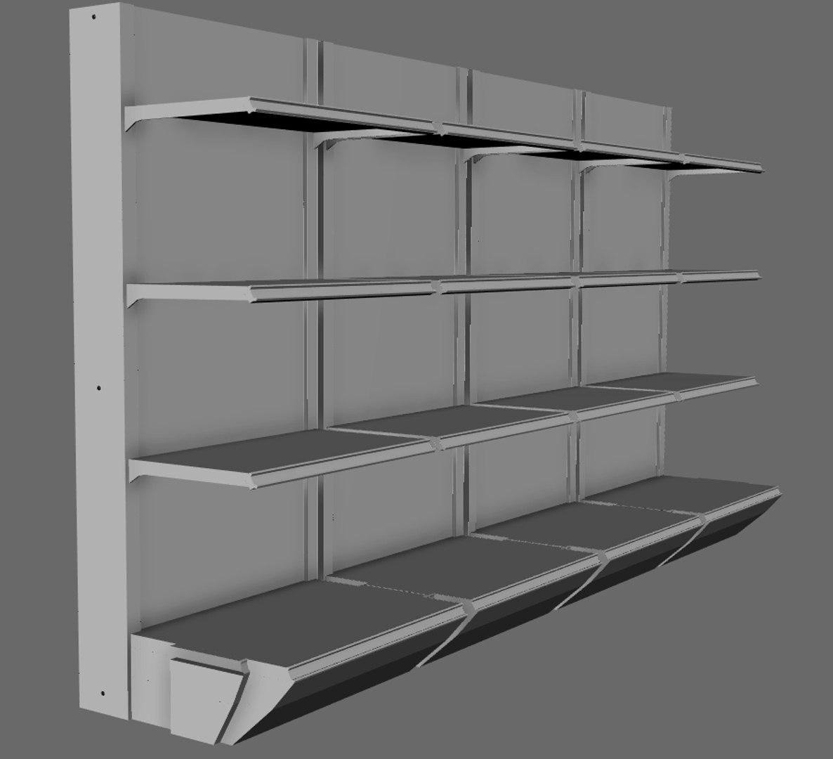 Shelf 3D Model - TurboSquid 1184591
