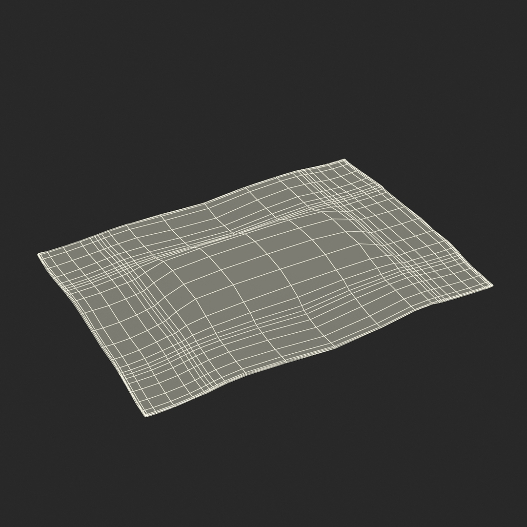 3d Model Sugar Packet 3