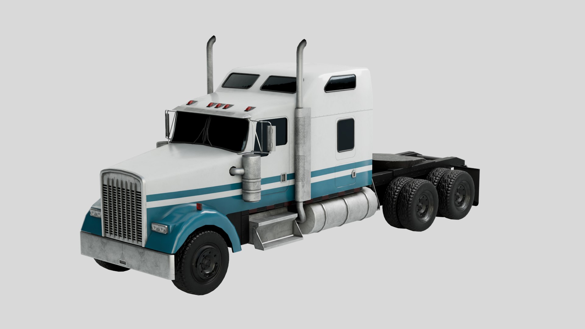 American Semi Truck Model - TurboSquid 2308284