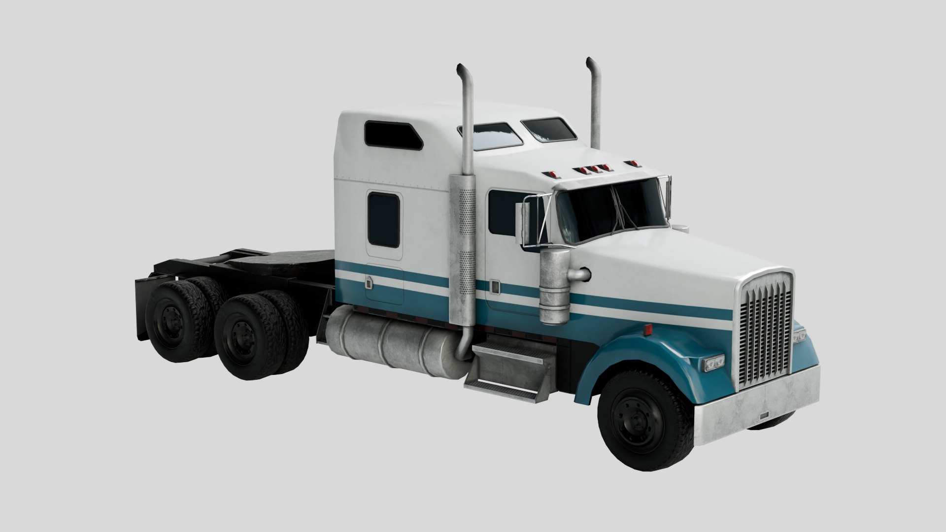 American Semi Truck Model - TurboSquid 2308284