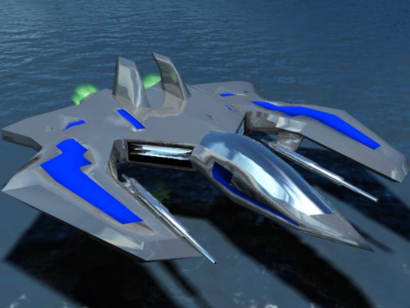 Free Spaceship 3d Model