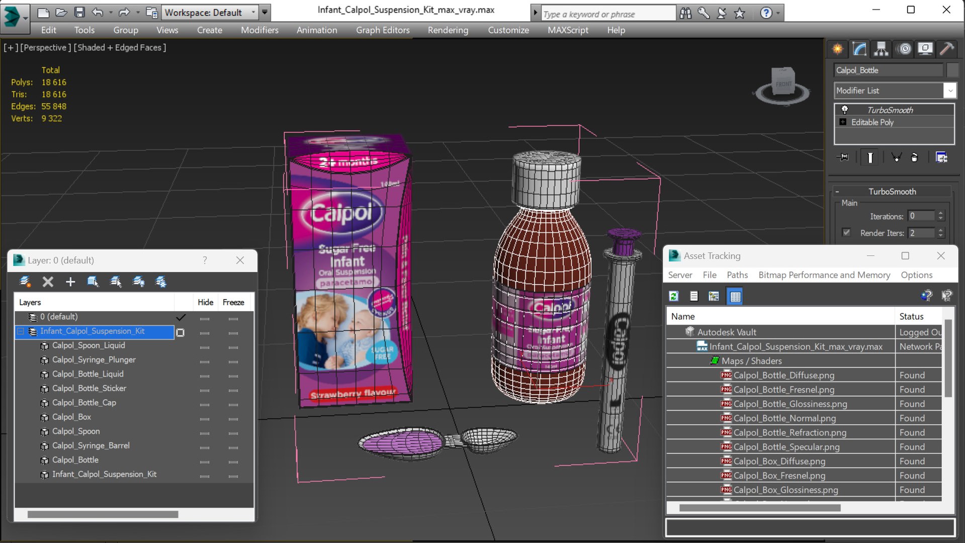 Infant Calpol Suspension Kit 3D - TurboSquid 2065277