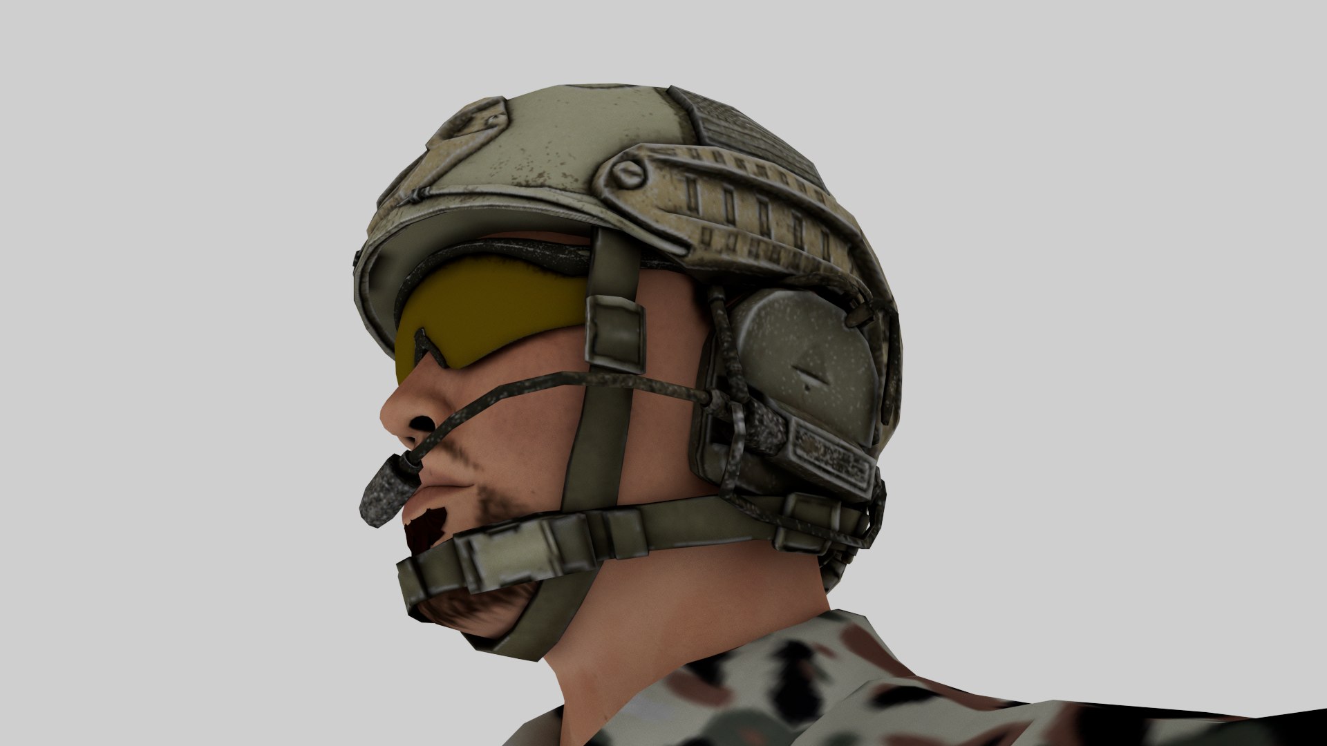 3D Low Poly Rigged Animated Army Men - TurboSquid 2166459