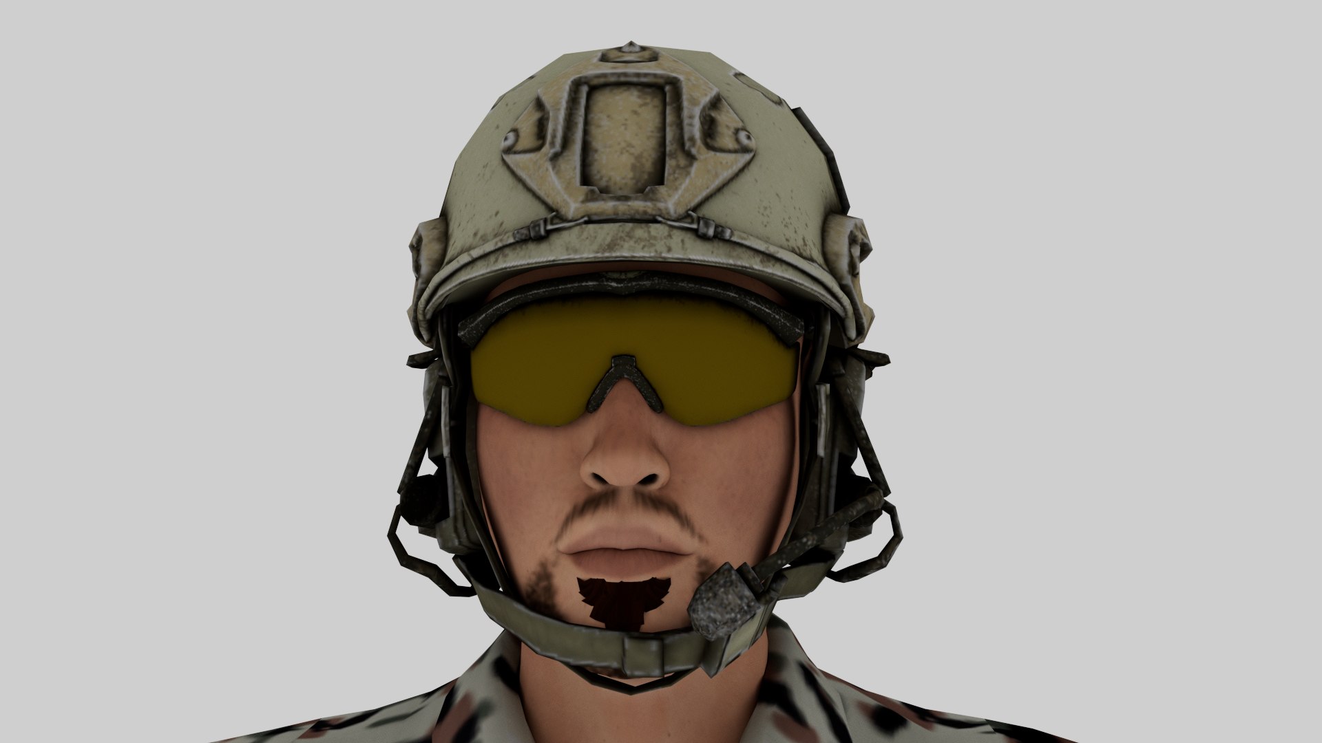 3D Low Poly Rigged Animated Army Men - TurboSquid 2166459