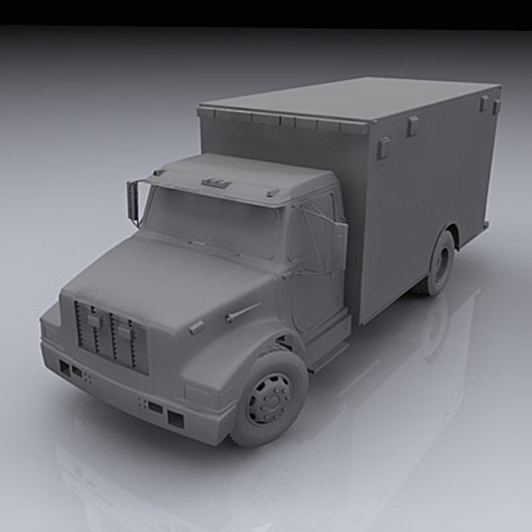 Rescue Van 3d Model