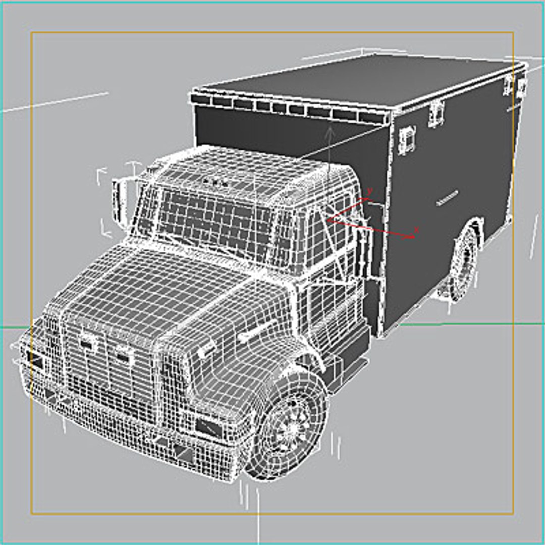Rescue Van 3d Model
