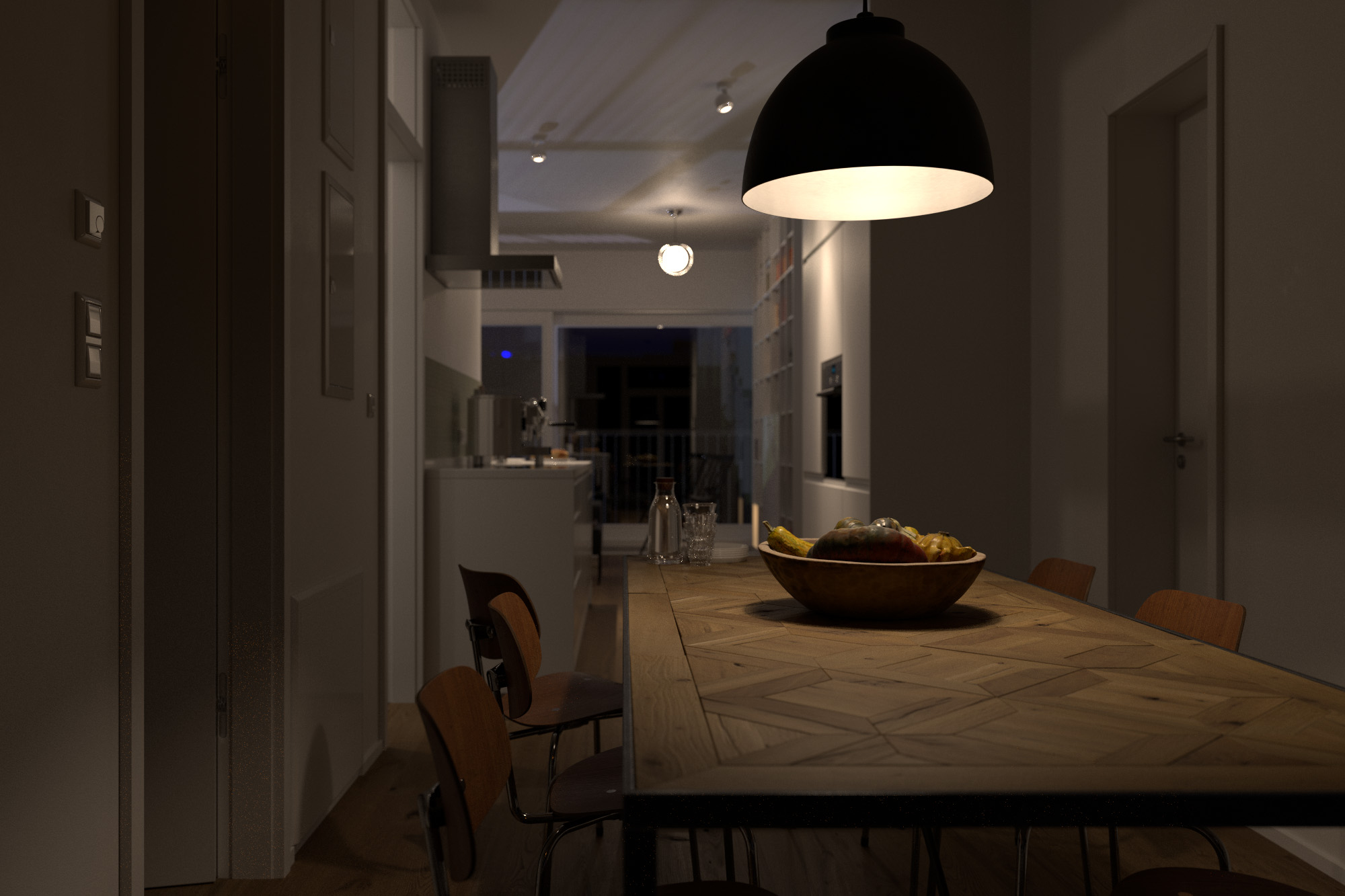 modern interior 3d model