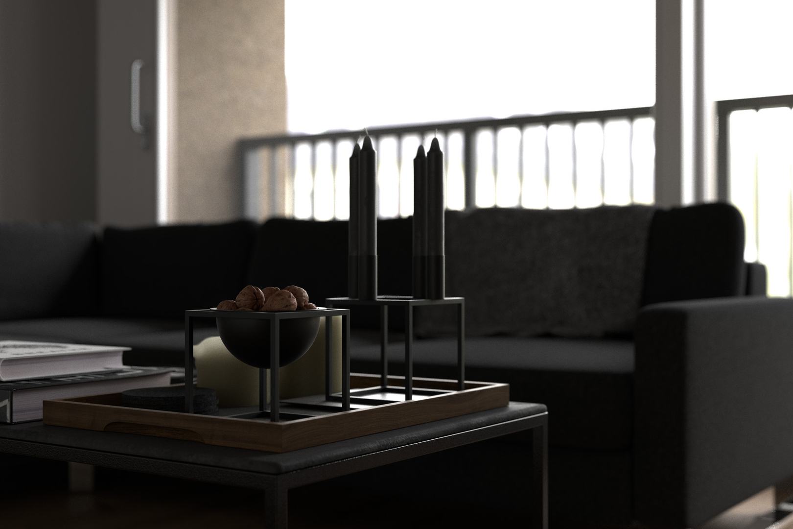 modern interior 3d model