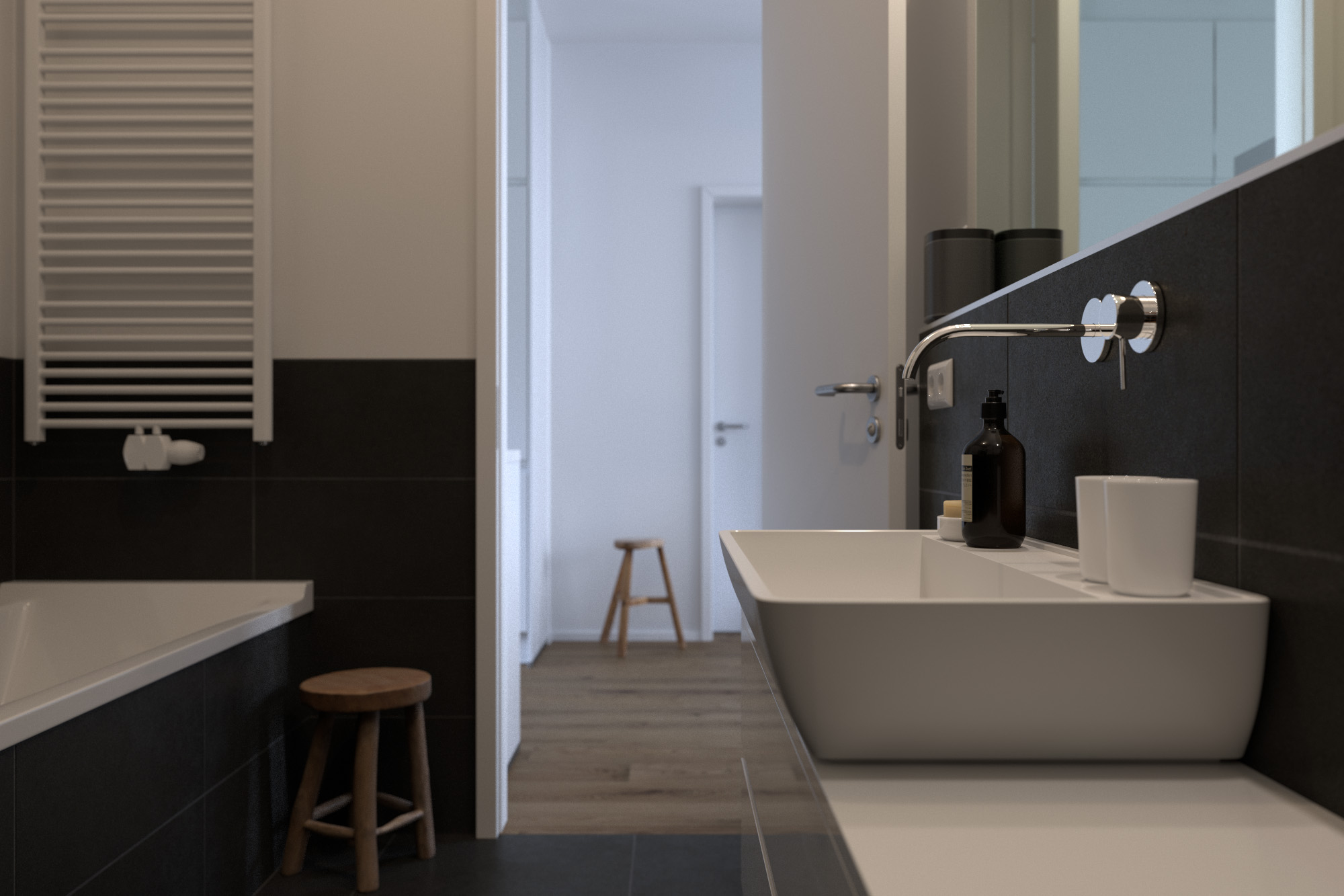 modern interior 3d model