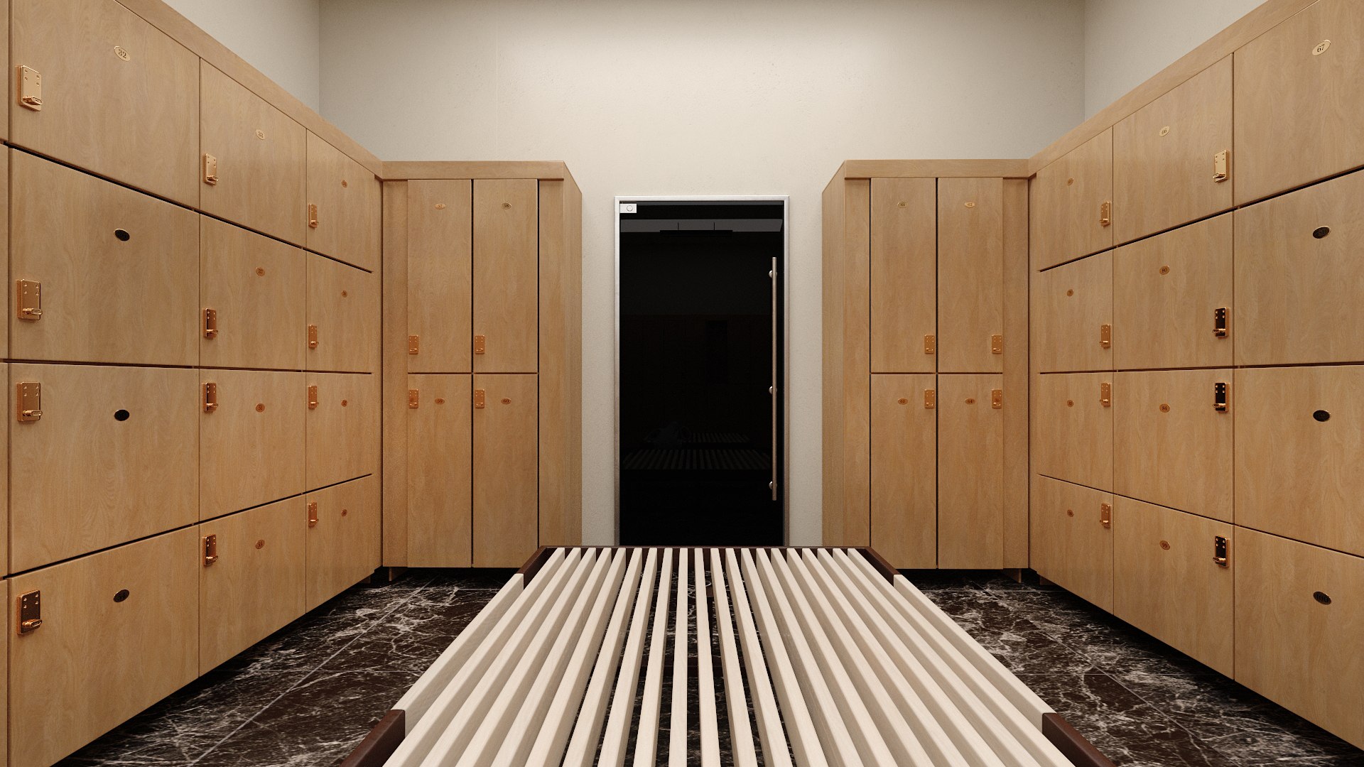 Dressing Gown In The Locker Room 3D Model - TurboSquid 2385614