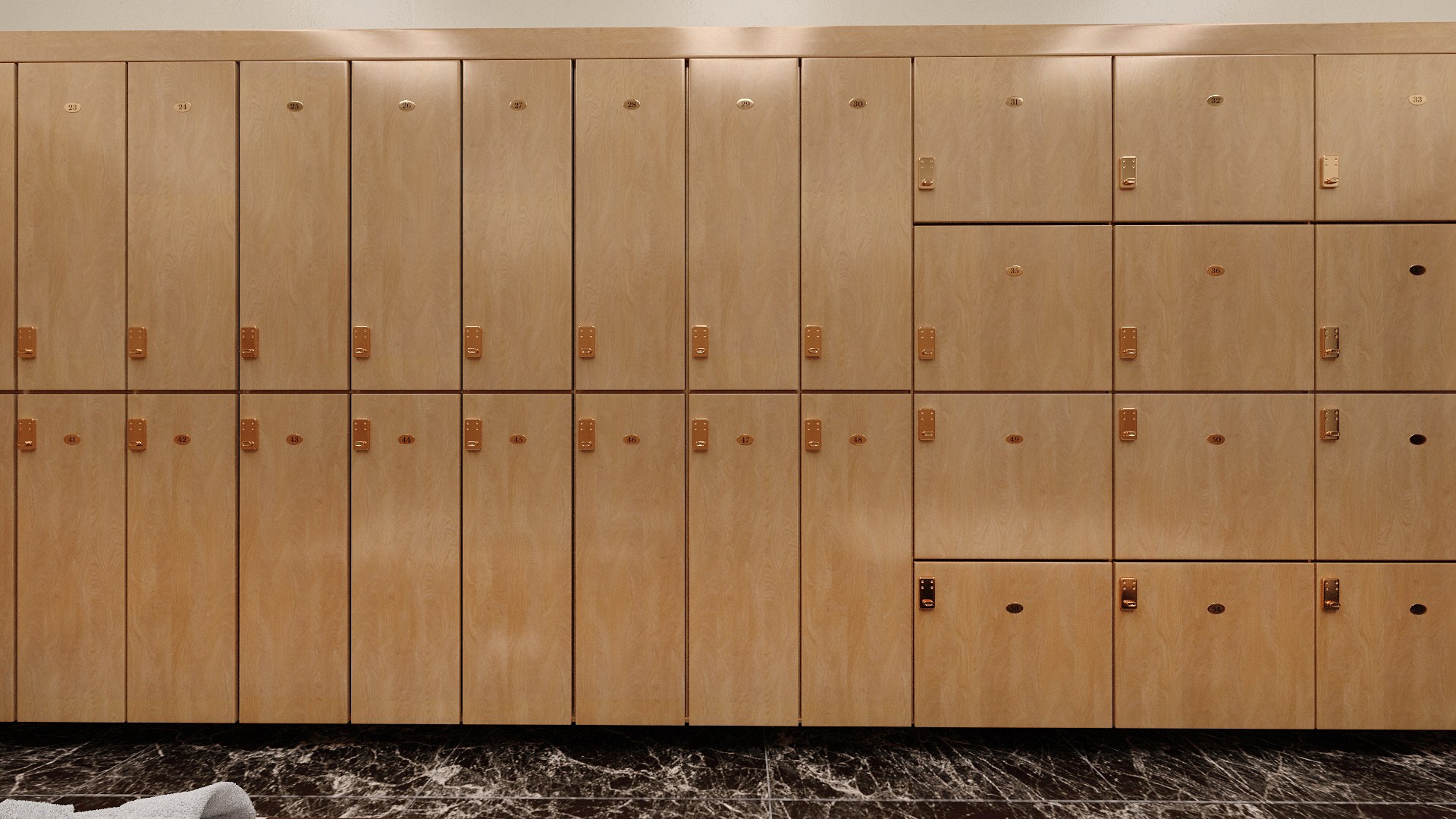 Dressing Gown In The Locker Room 3D Model - TurboSquid 2385614