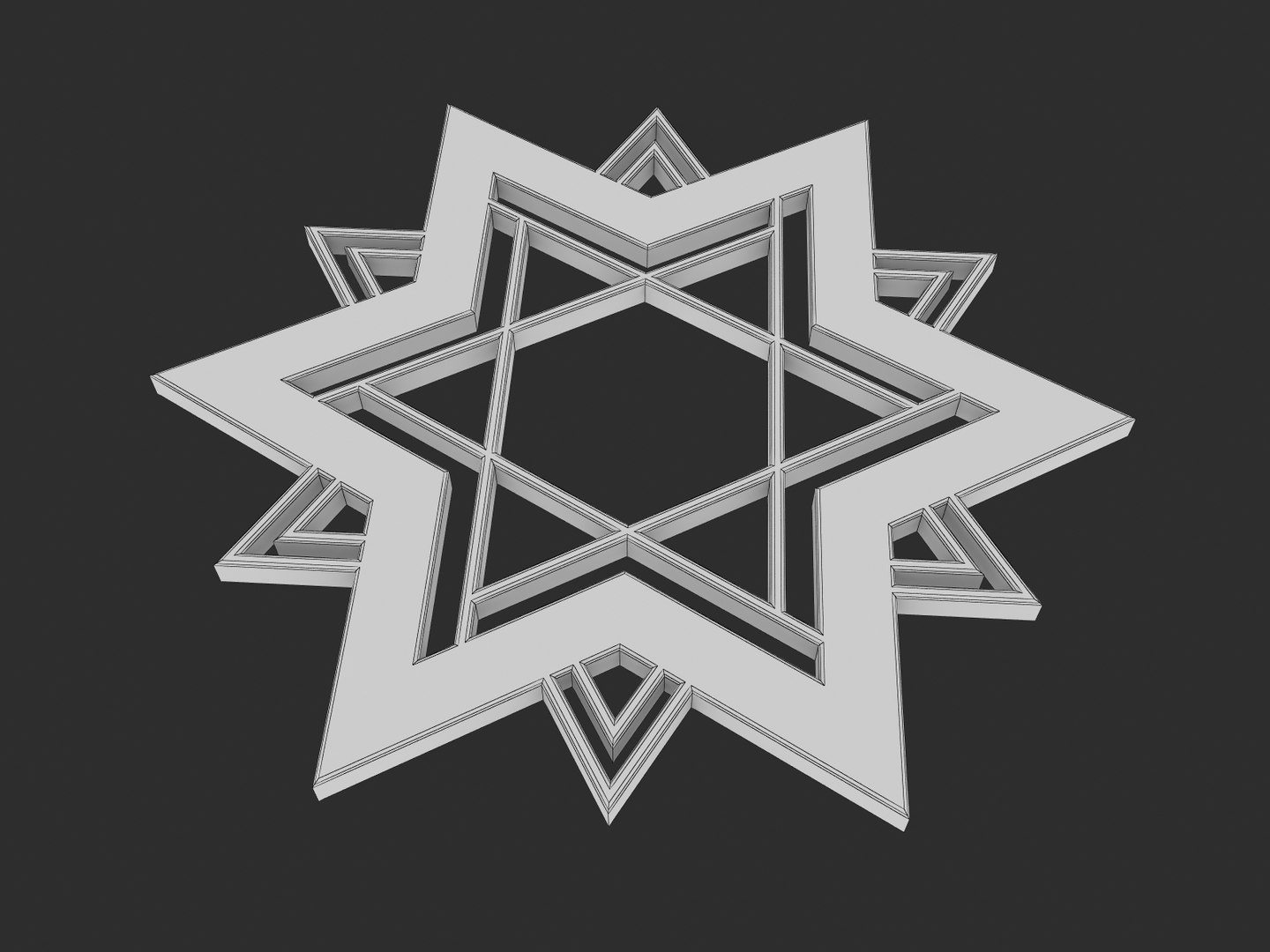Star David Model - TurboSquid 1430188