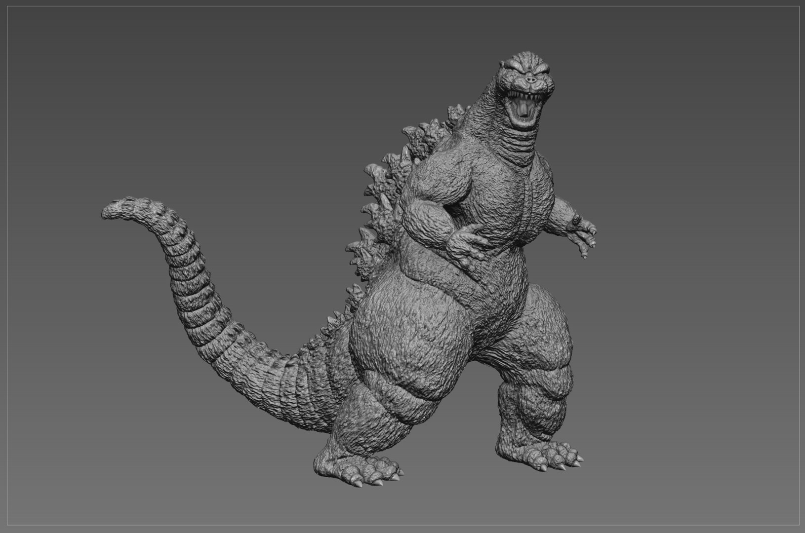 Godzilla Action Ocean 3D Model - TurboSquid 1205034