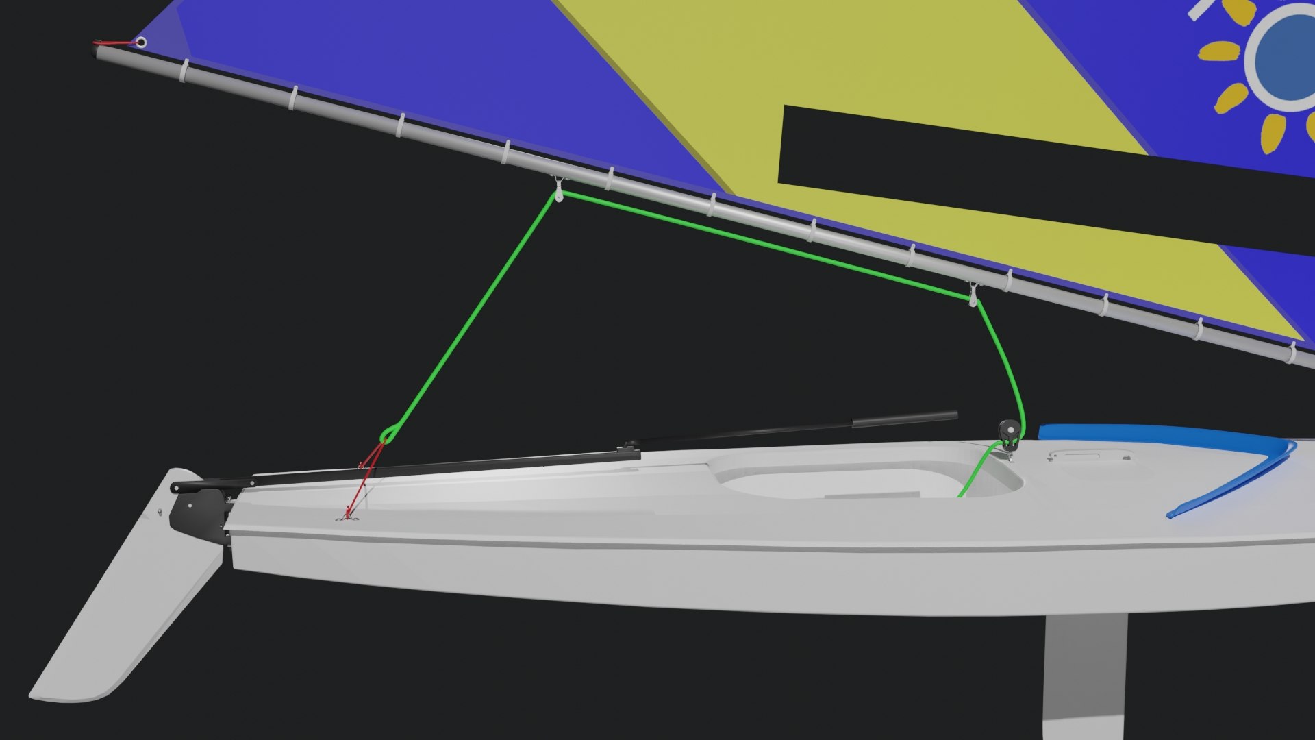 Sunfish Sailboat 2019 2 3D Model - TurboSquid 1460907