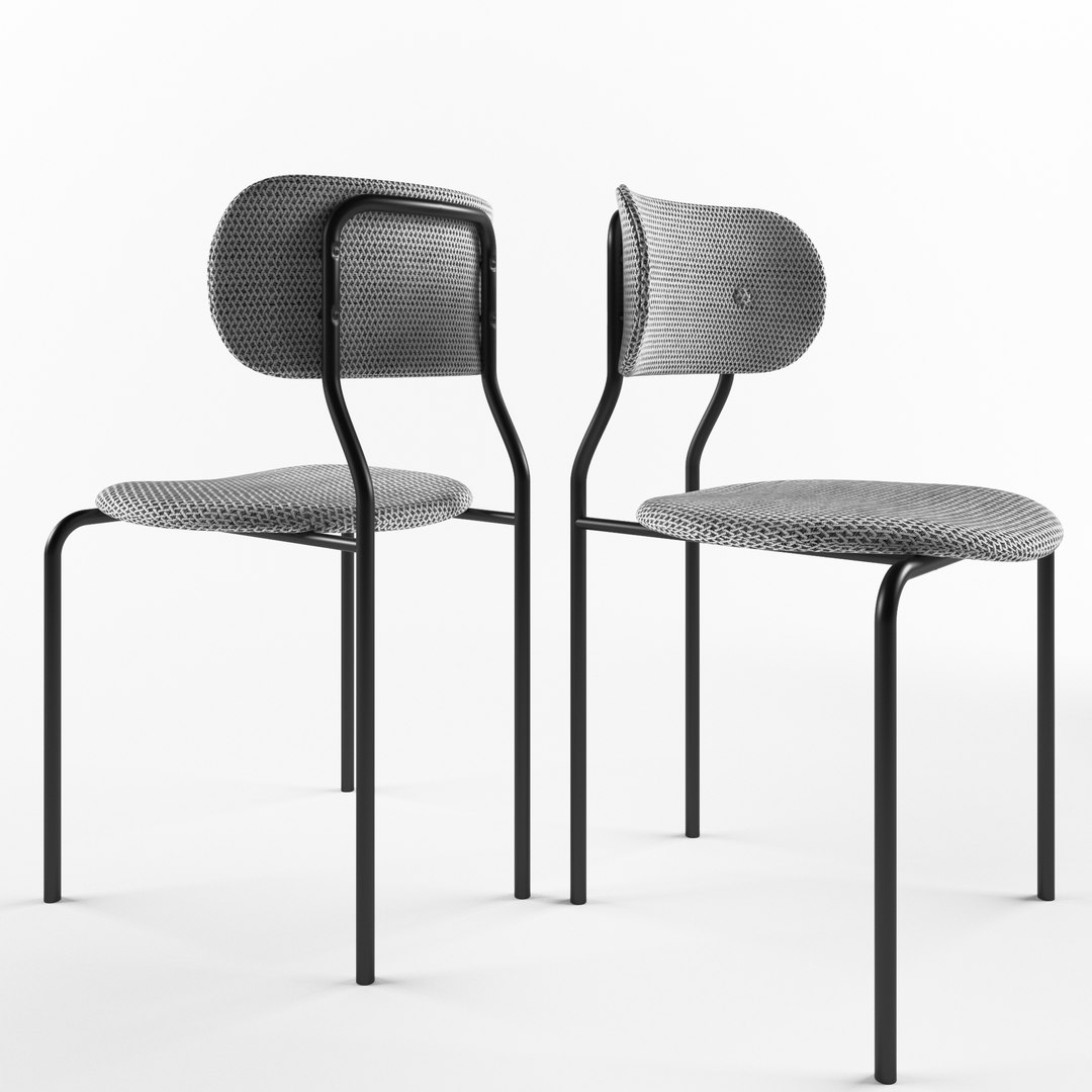 Gubi Coco Dining Chair Model - TurboSquid 1187007