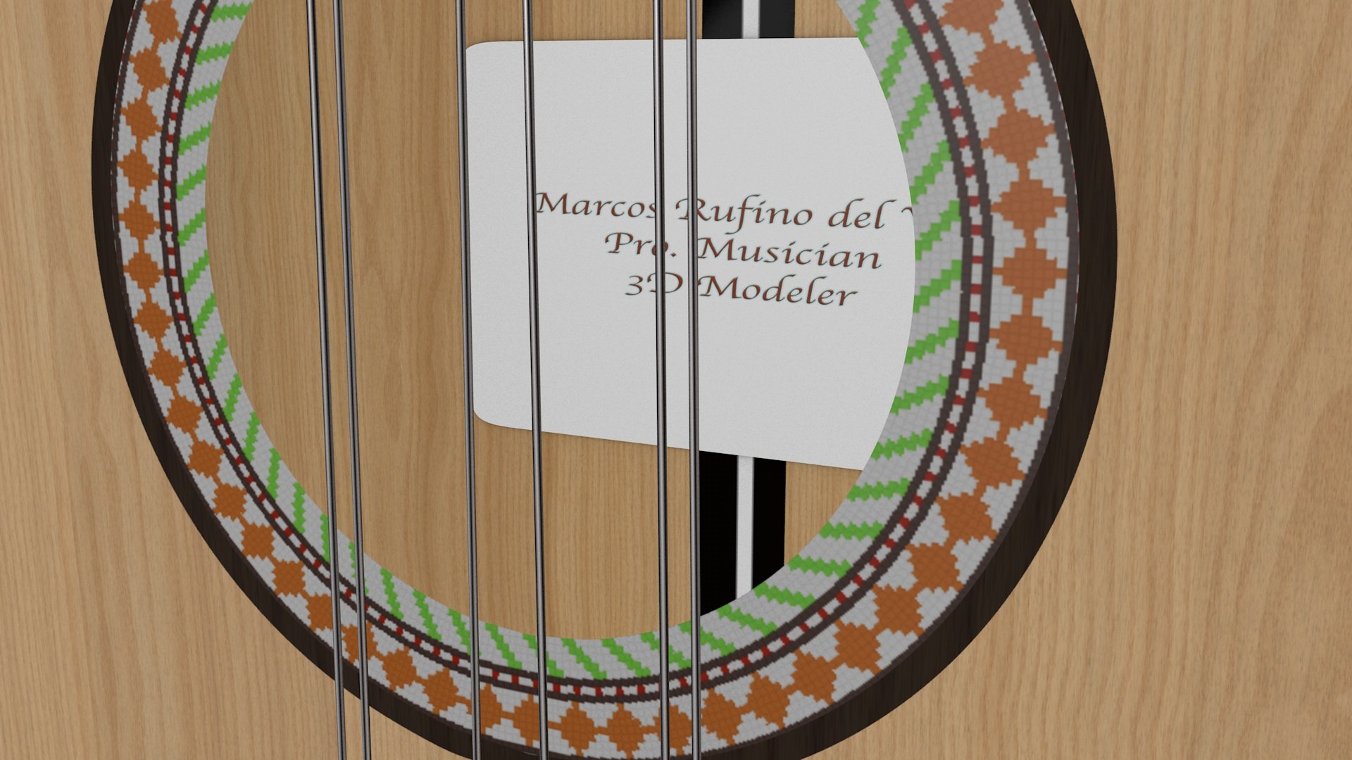 3D Cuban Tres - TurboSquid 1893143