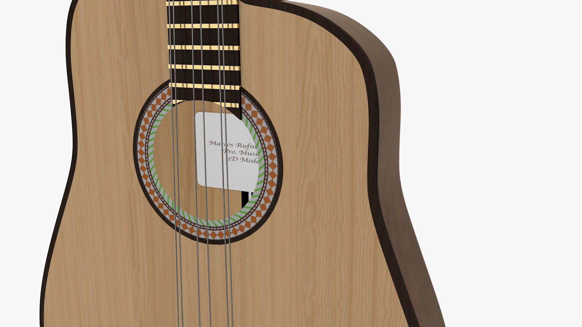 3D Cuban Tres - TurboSquid 1893143