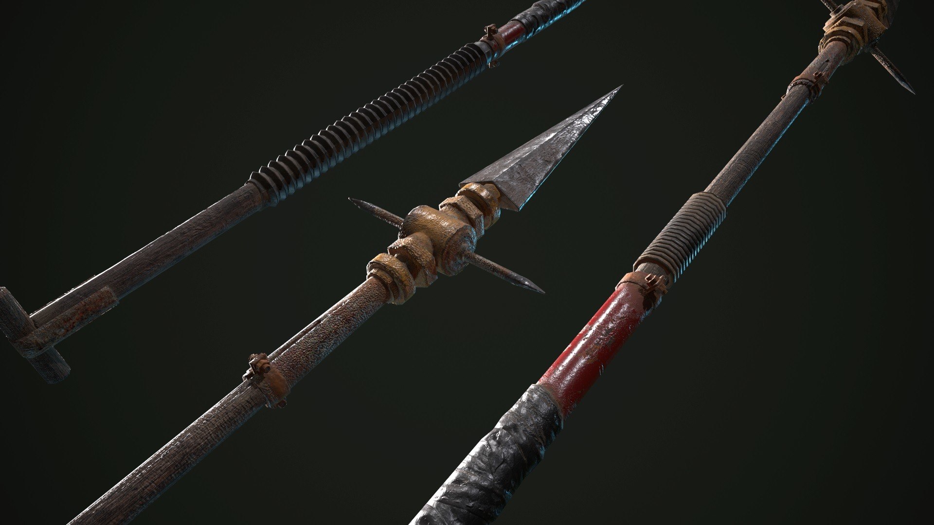 Spear weapon 3D model - TurboSquid 1379369
