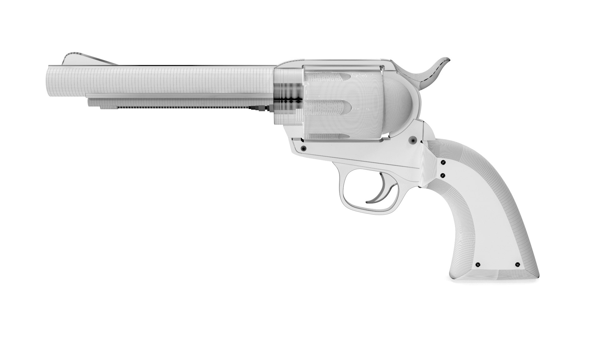 Revolver 3D Model - TurboSquid 2122772