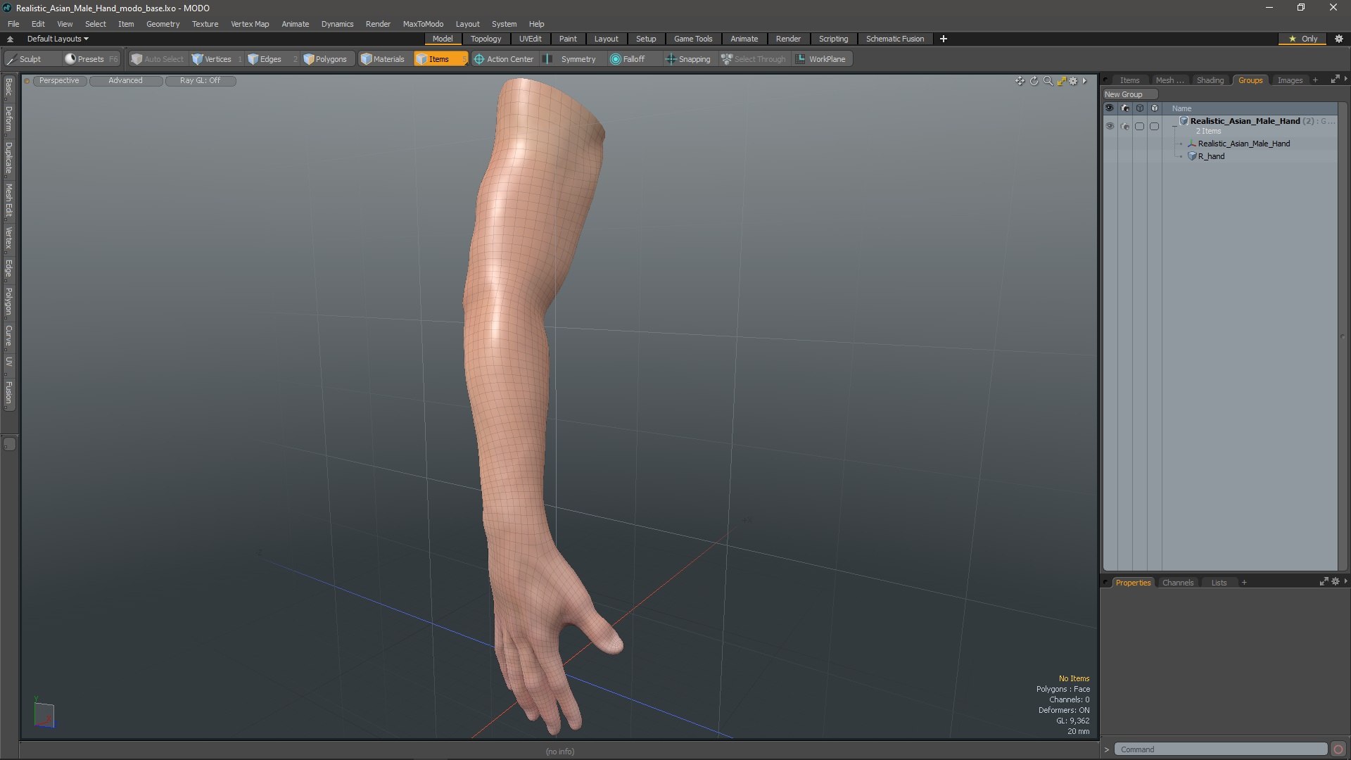 Realistic Male Hand Sculpt 3D - TurboSquid 2325295