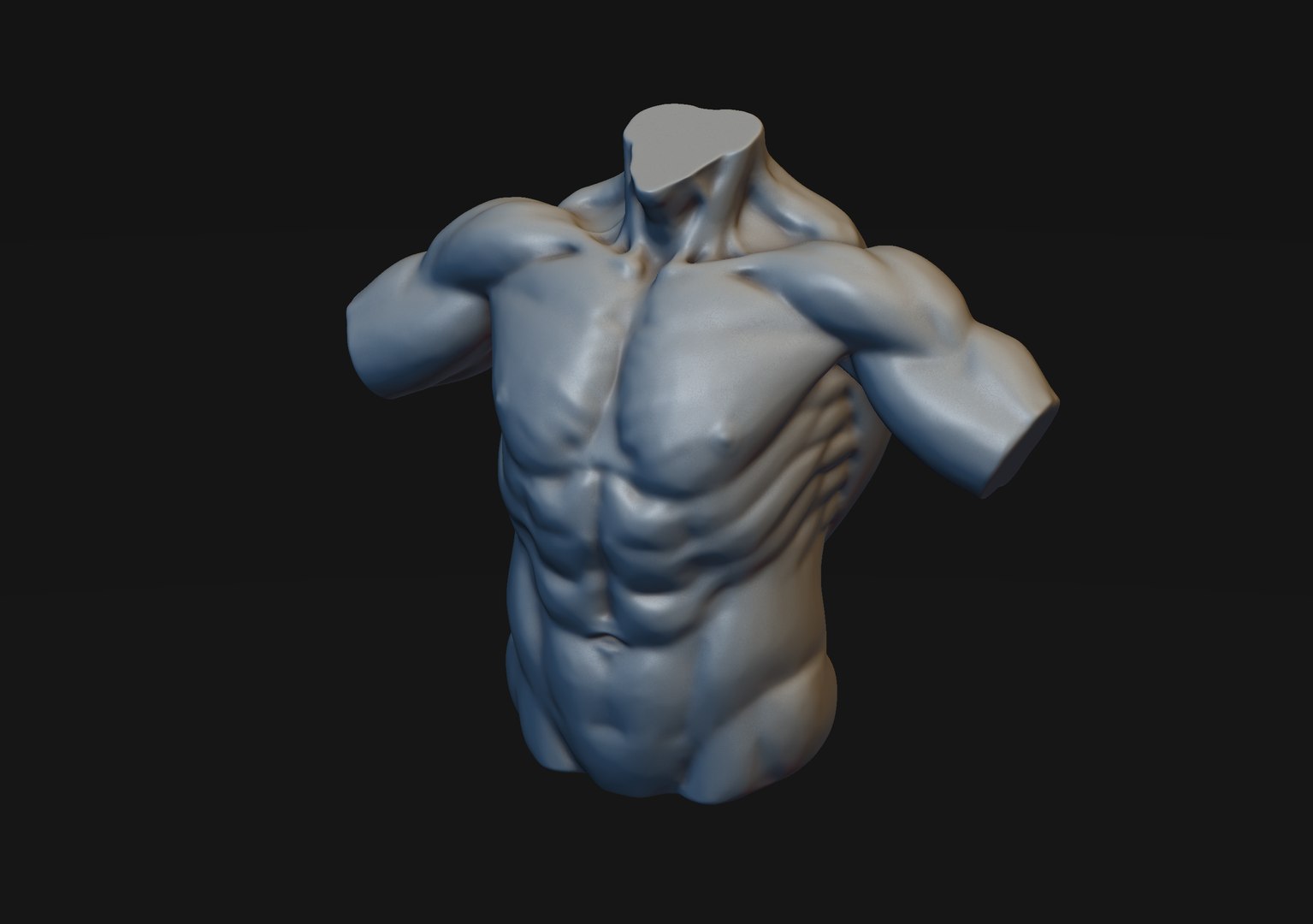 Male Torso 3D Model - TurboSquid 1875387