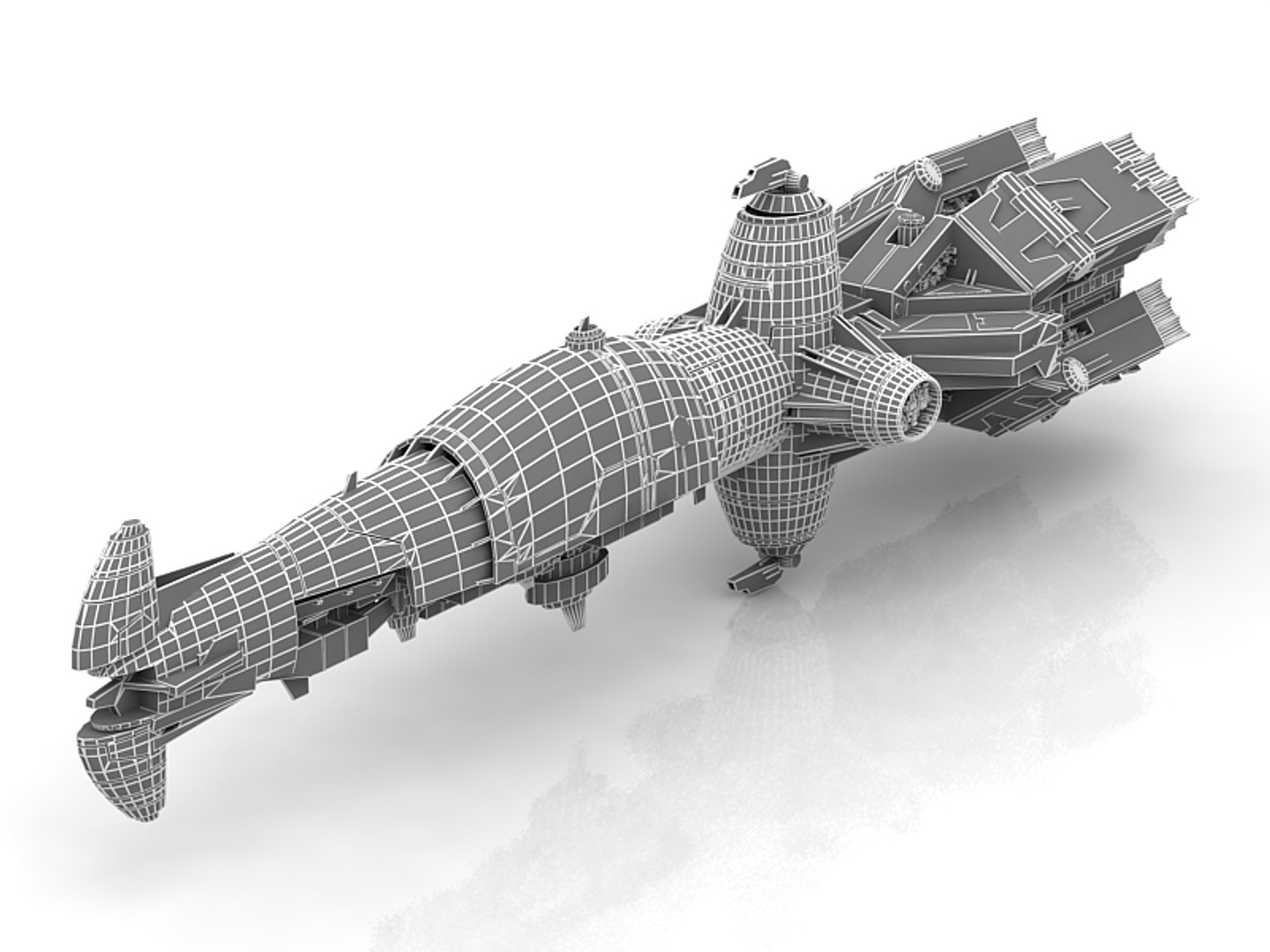 3D Cargo Starship Spaceship Star Model - TurboSquid 1619570