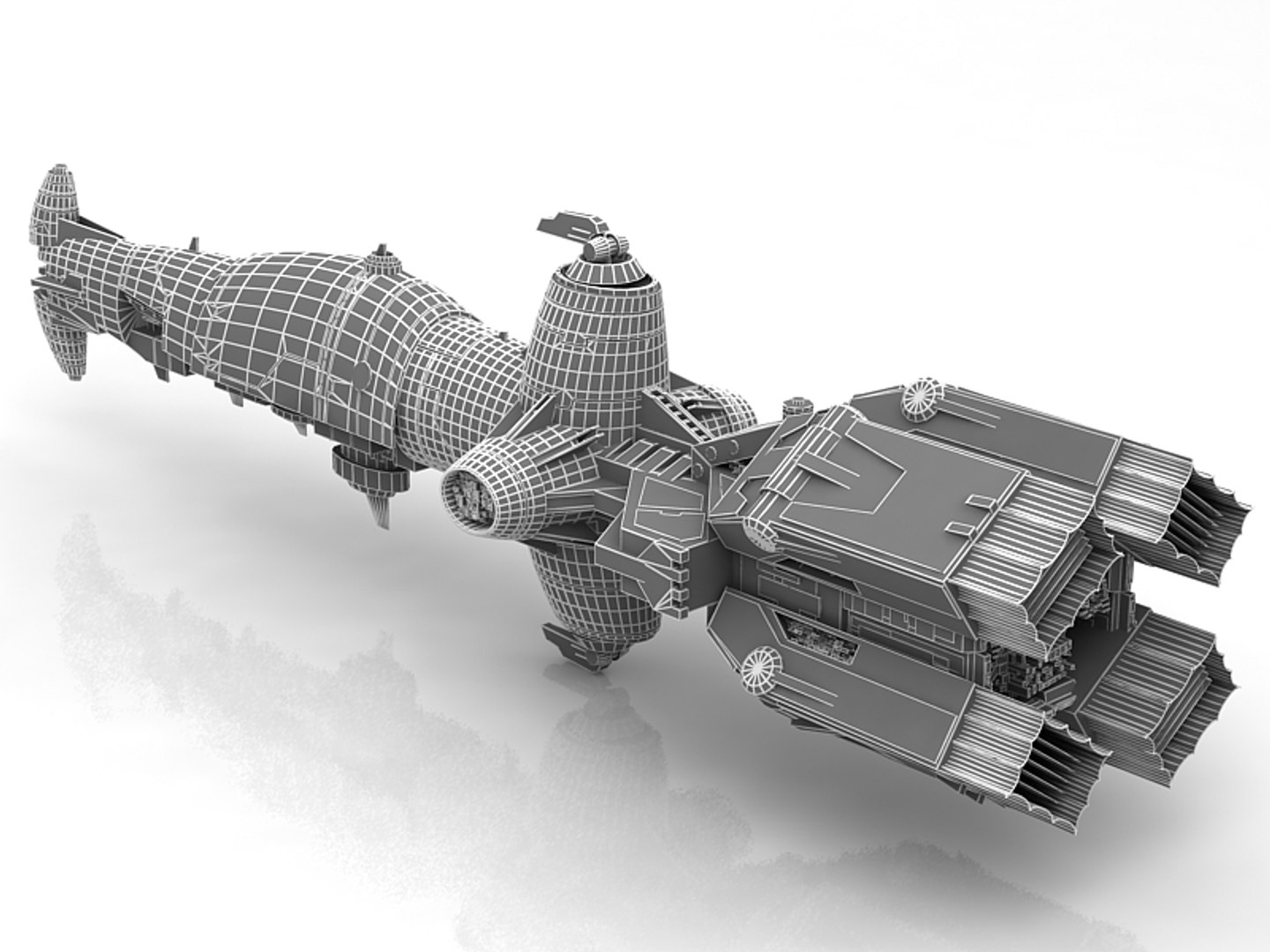3D Cargo Starship Spaceship Star Model - TurboSquid 1619570