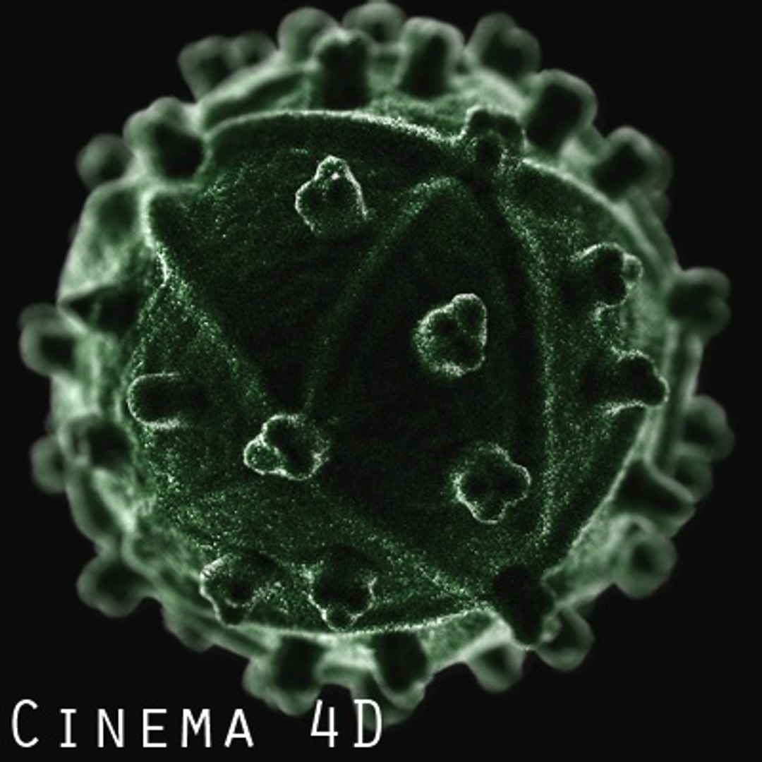 Human Virus Hiv 3d Model