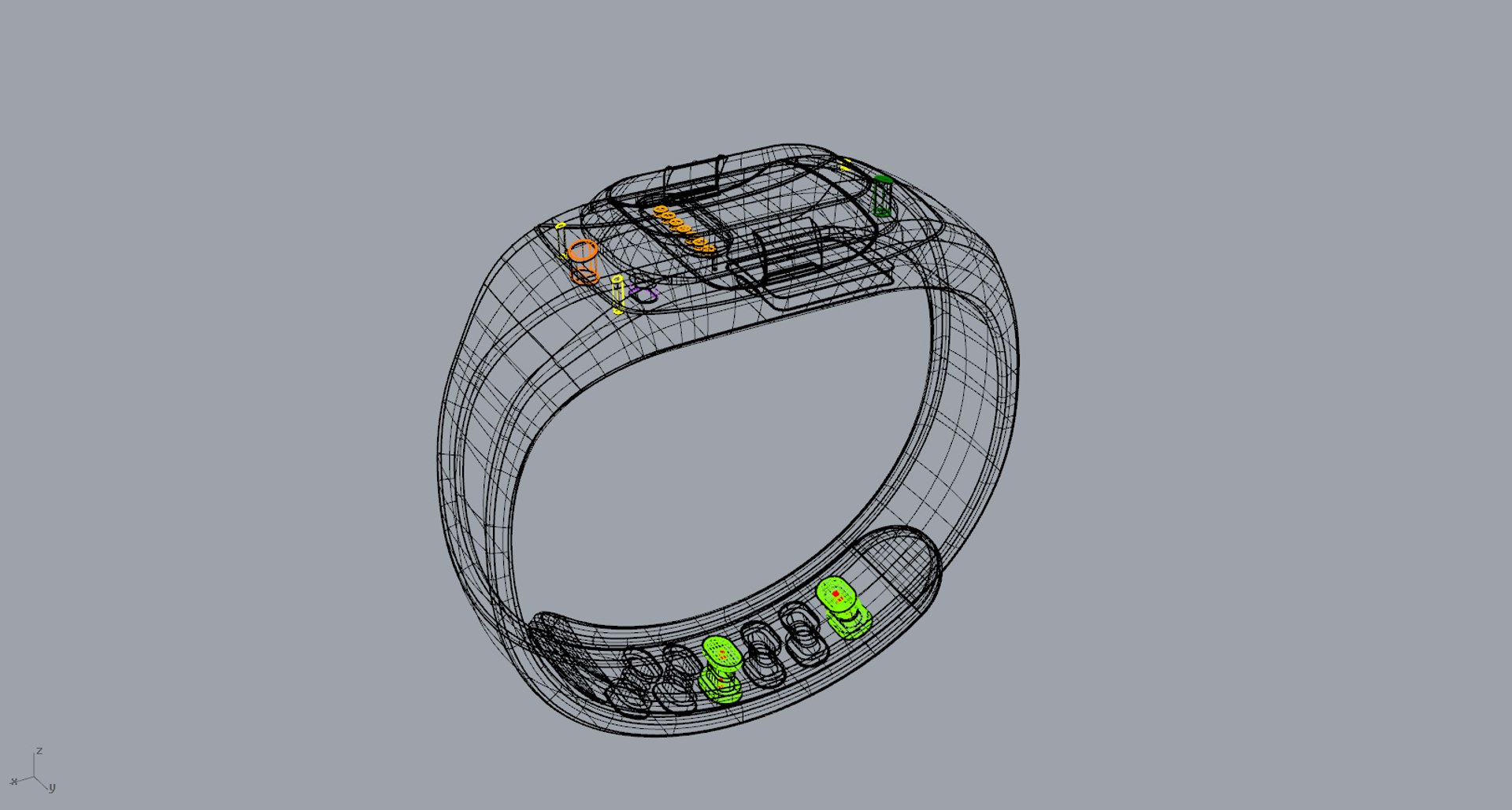 3D original older smartband design model - TurboSquid 1360609