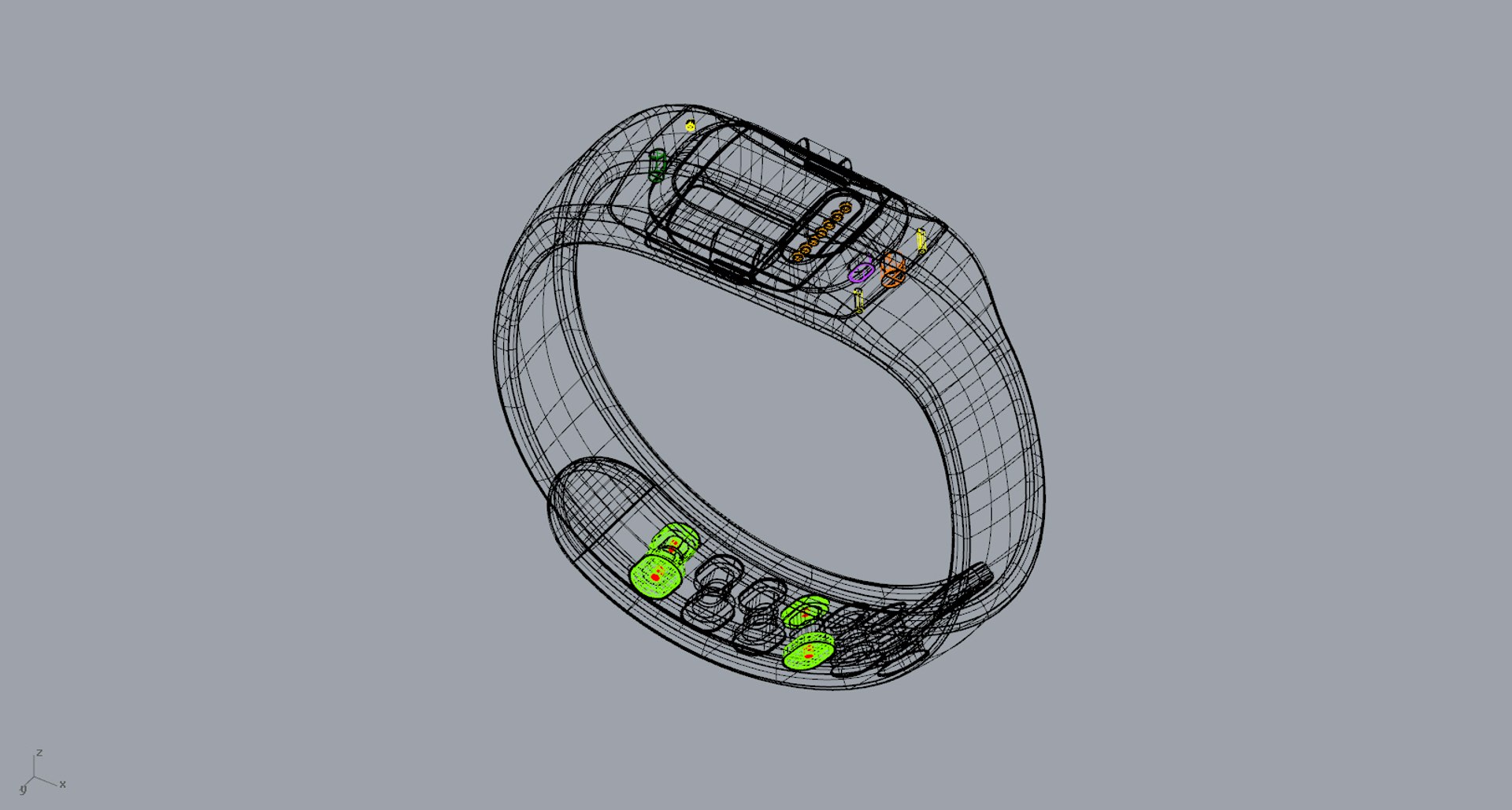 3D original older smartband design model - TurboSquid 1360609