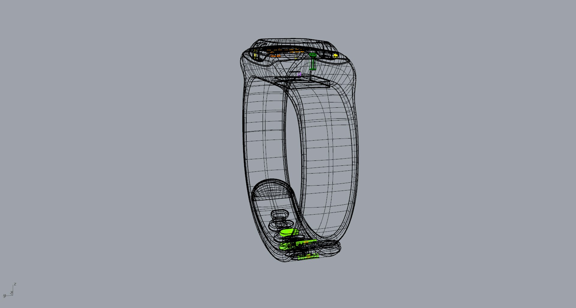 3D original older smartband design model - TurboSquid 1360609