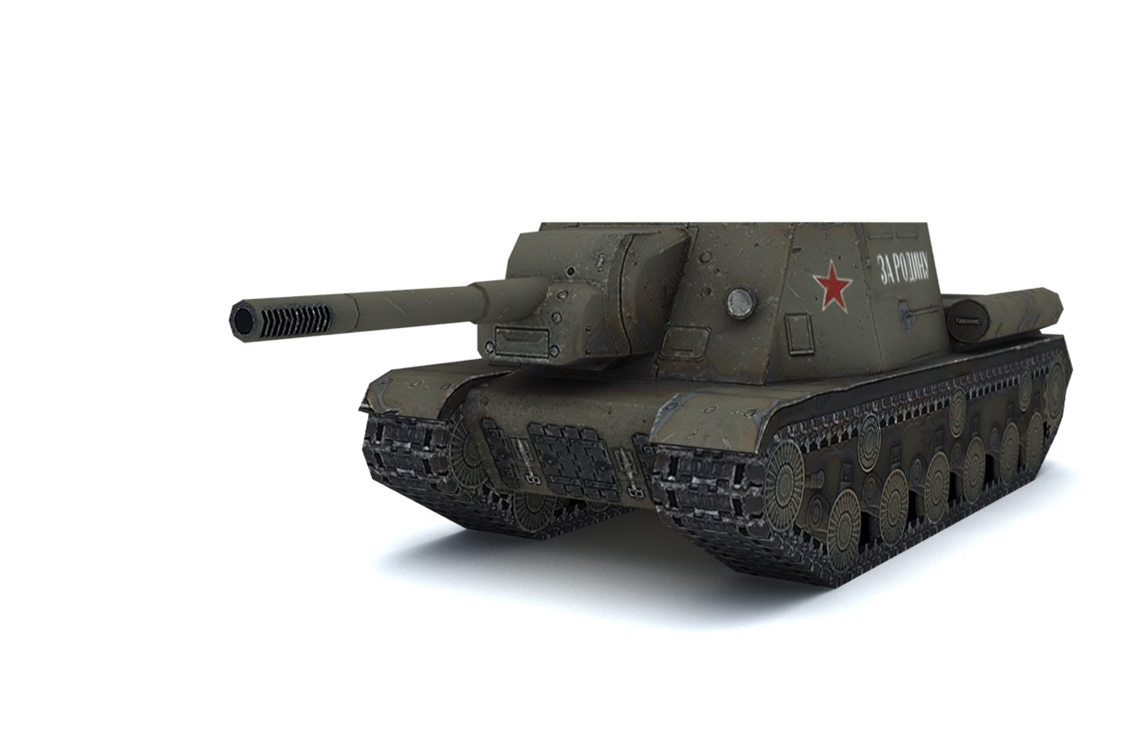 3d Ww Ii Soviet Tank Model