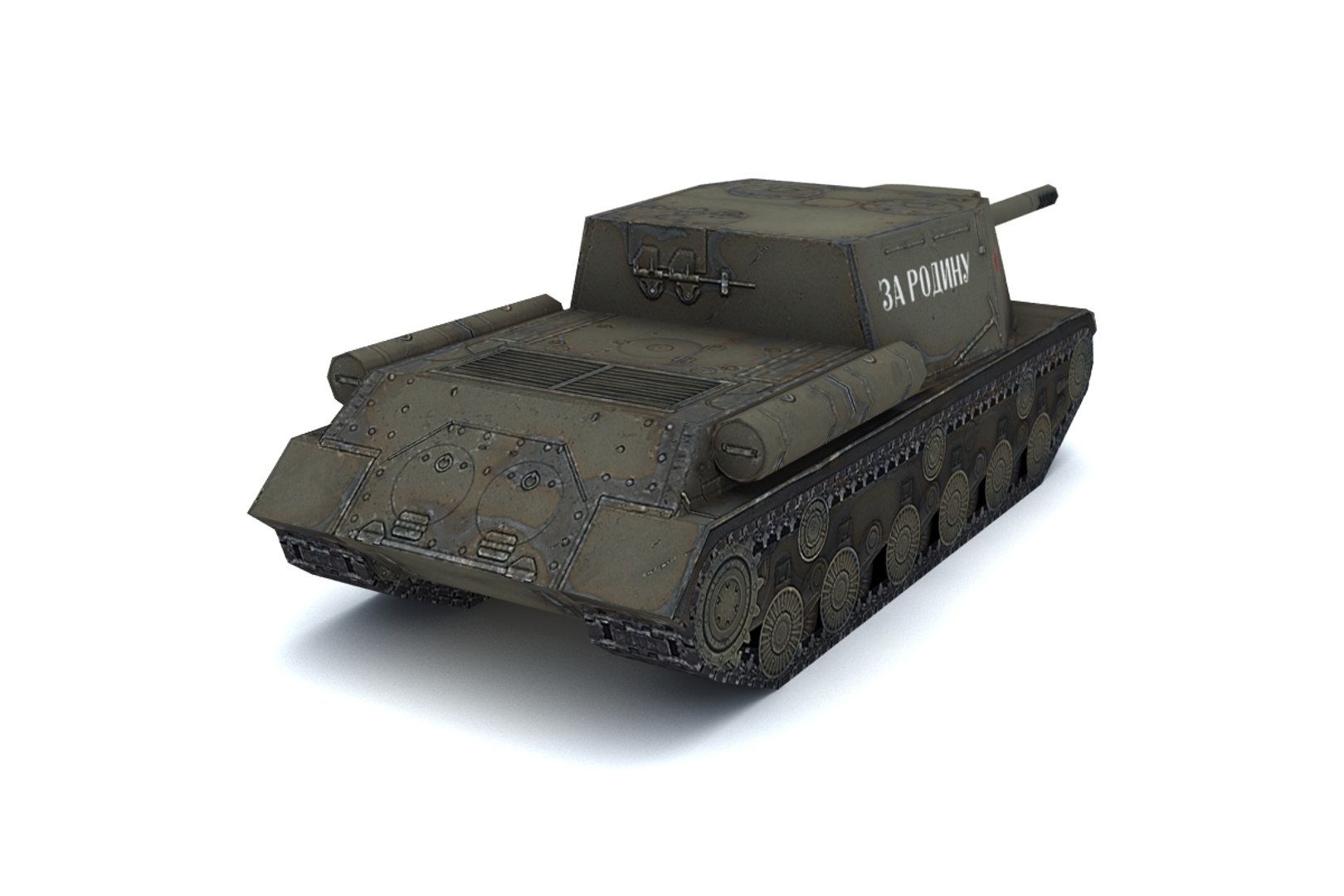 3d Ww Ii Soviet Tank Model