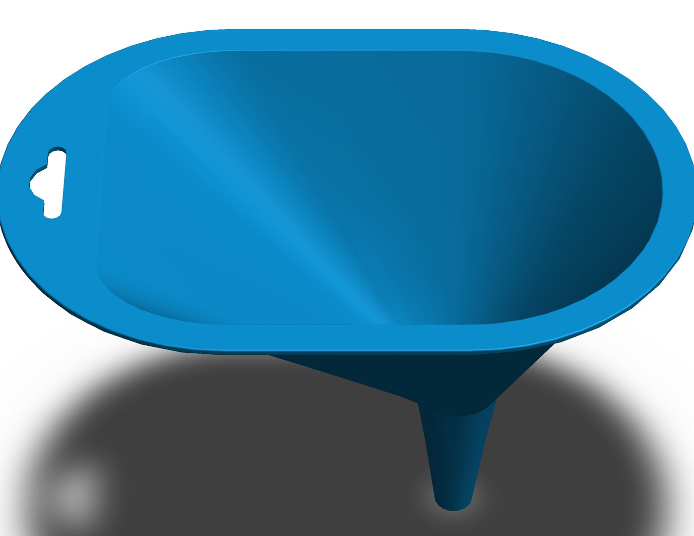 3D Model Plastic Slot Shaped Funnel - TurboSquid 2200206