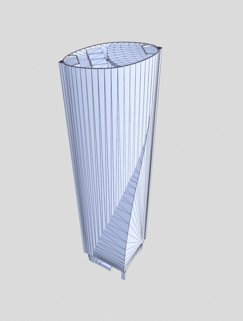 Torre Espacio 3d Model