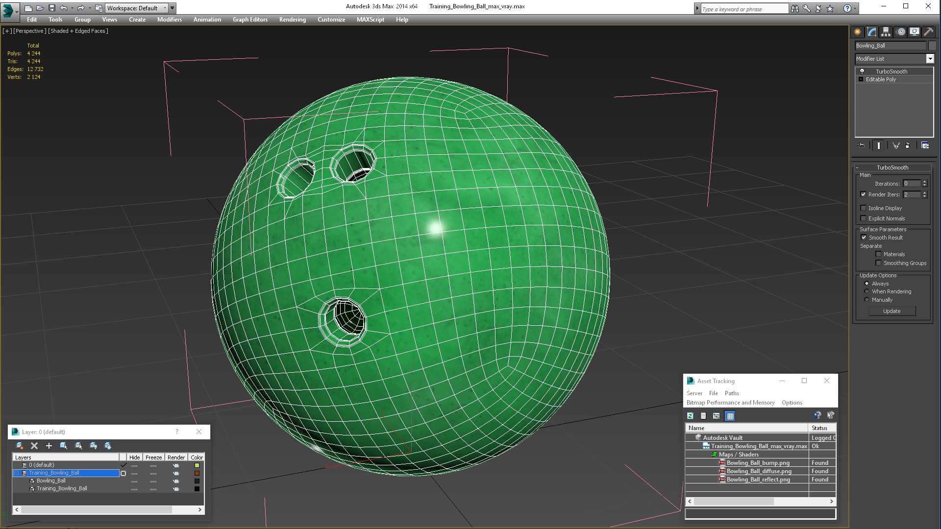 Training Bowling Ball 3D Model - TurboSquid 2115224