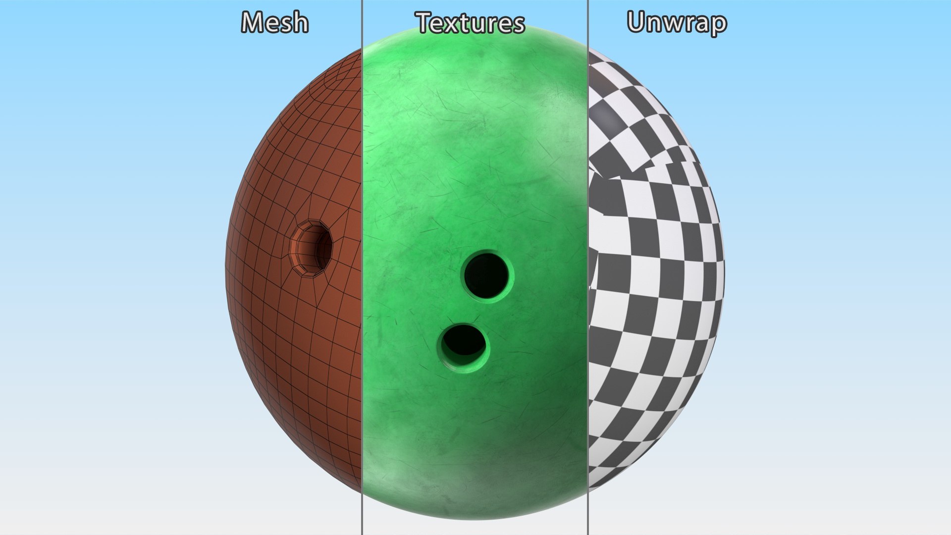 Training Bowling Ball 3d Model Turbosquid 2115224