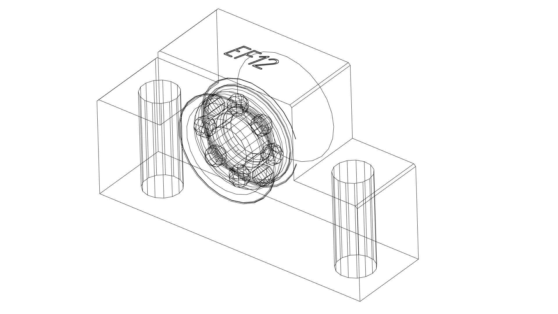 EF12 Supports 3D Model - TurboSquid 2009776