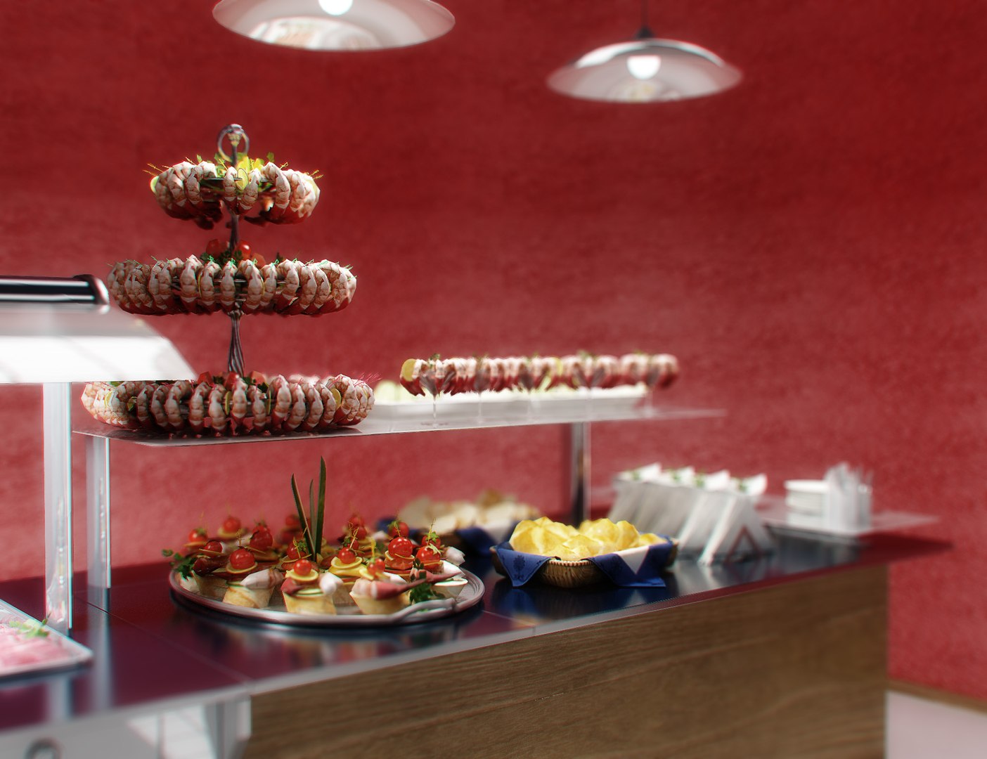 3d 3ds Seafood Buffet