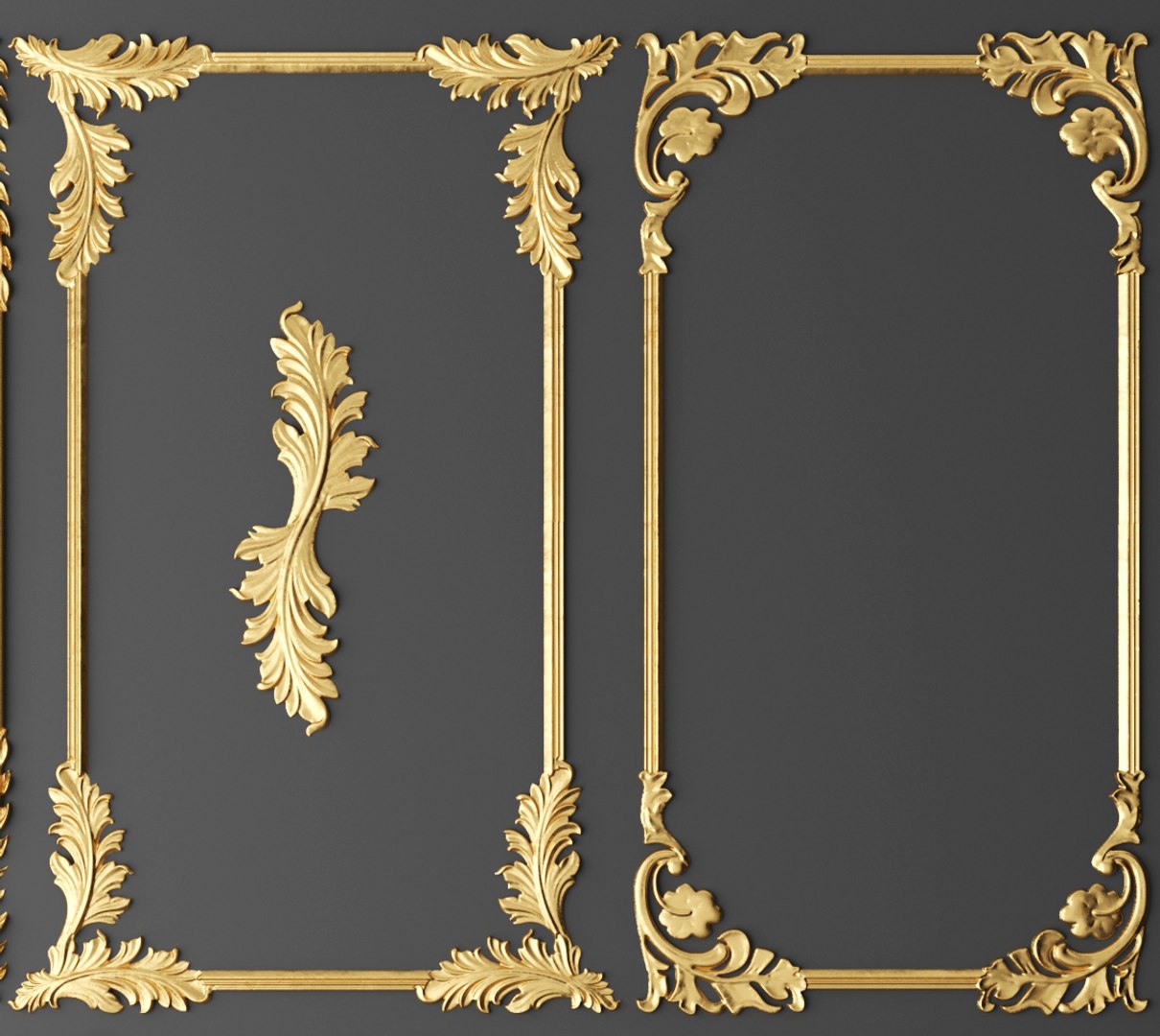 Frame Cartouches Set Max