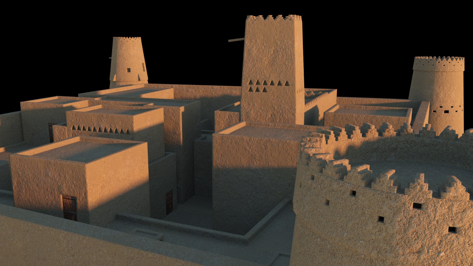 Masmak Fortress 3D Model - TurboSquid 2093931